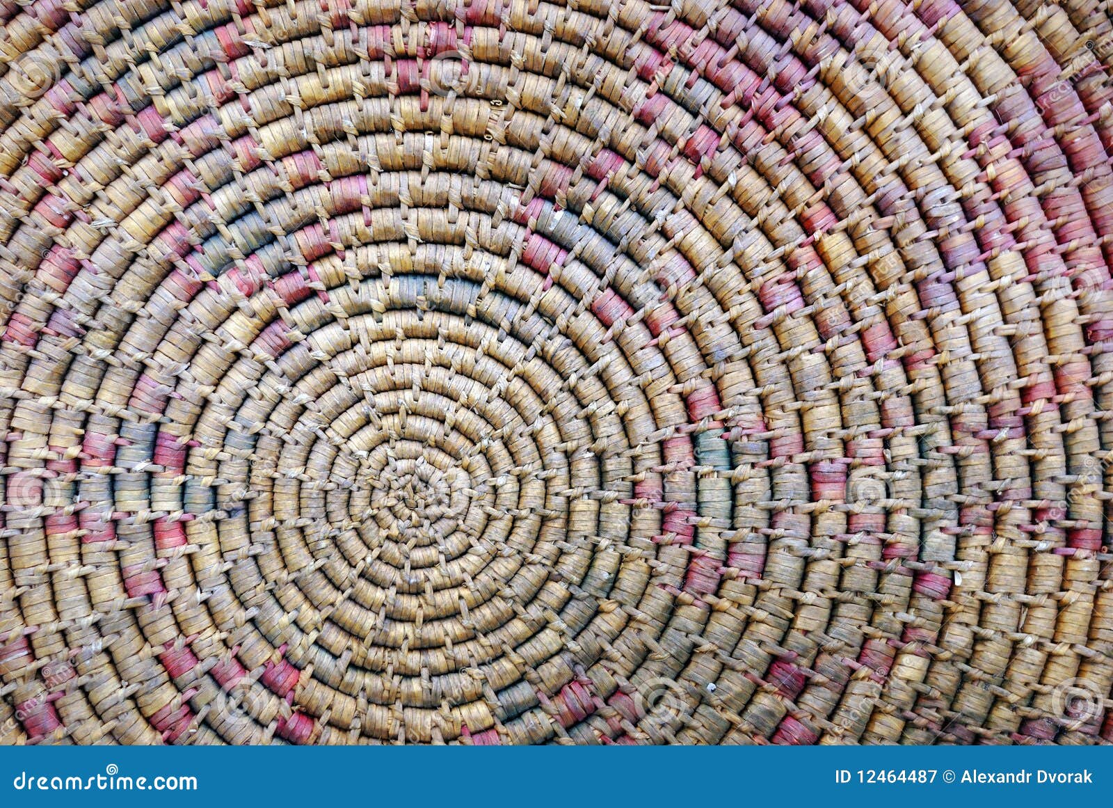 Round mat stock image. Image of brown, asian, dirty, pattern - 12464487