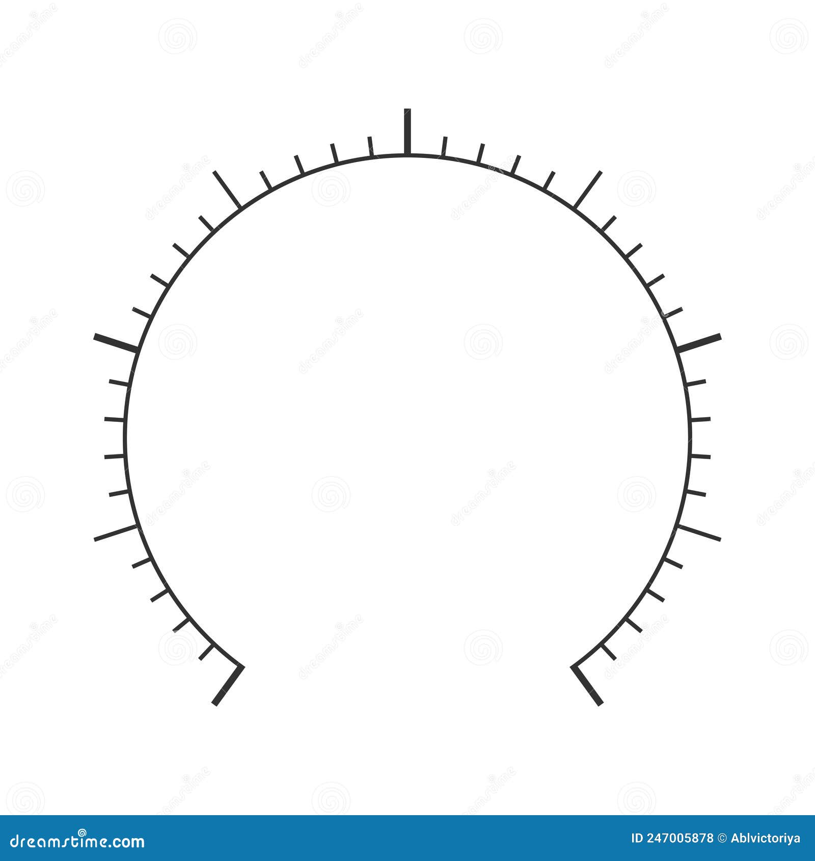 Round Measuring Scale of Pressure Meter, Manometer, Barometer ...