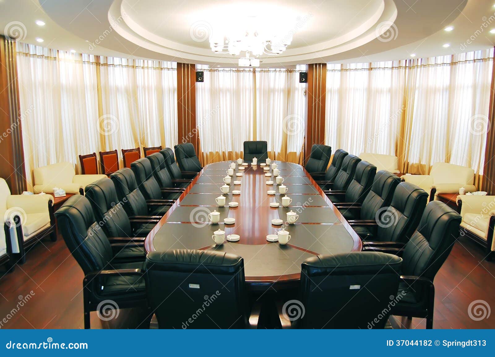 Round meeting room stock photo. Image of contemporary - 37044182