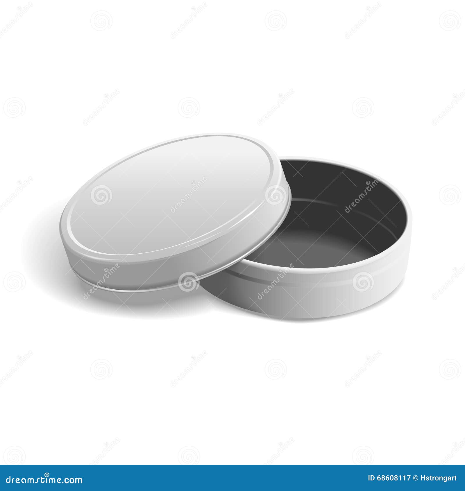 Round Metal Box Stock Image | CartoonDealer.com #68608333