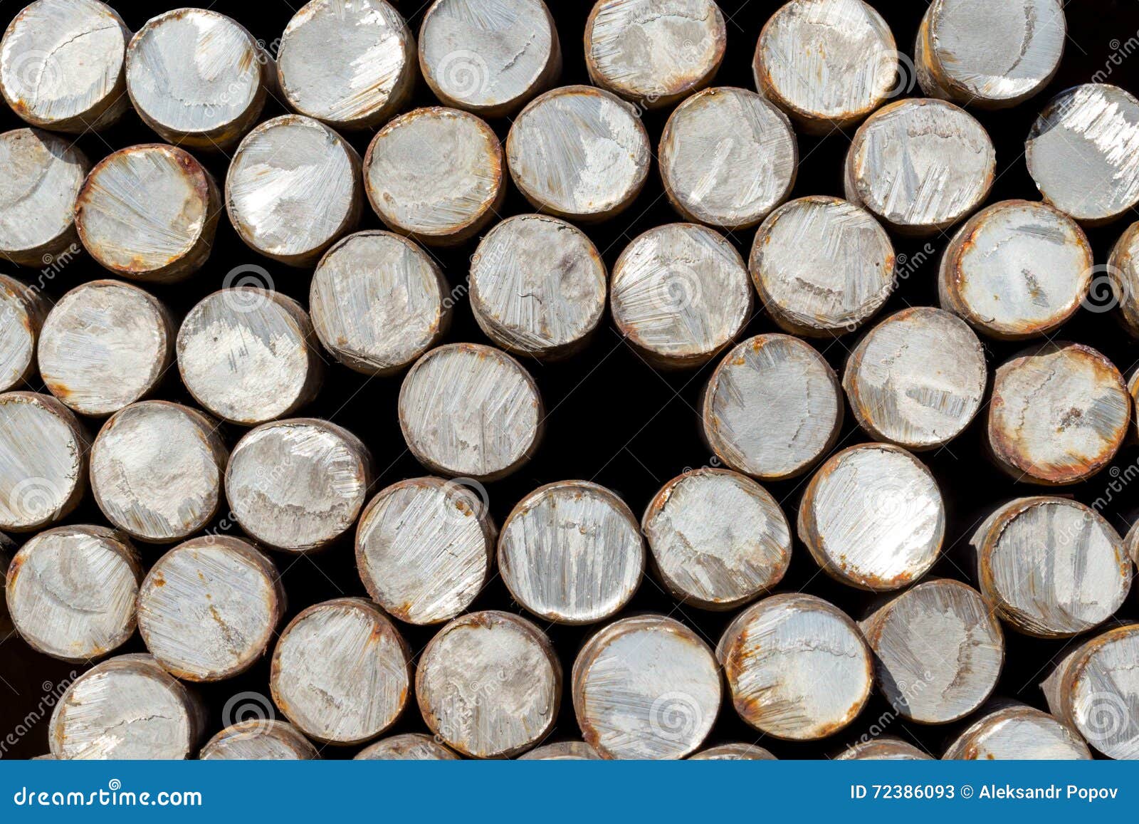 Round metal stock image. Image of round, metal, construction - 72386093