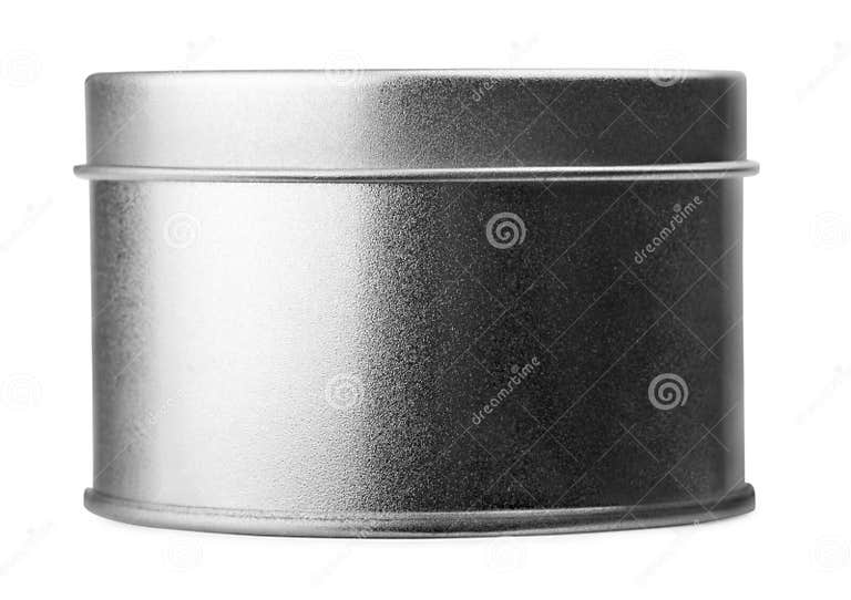 Round metal container stock photo. Image of design, close - 45783486