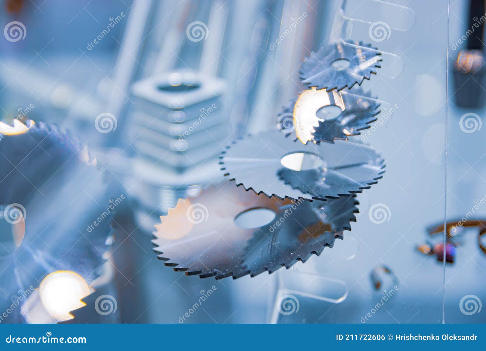 Round Metal Disc with Sharp Edges for Sawing Wood Stock Photo - Image ...