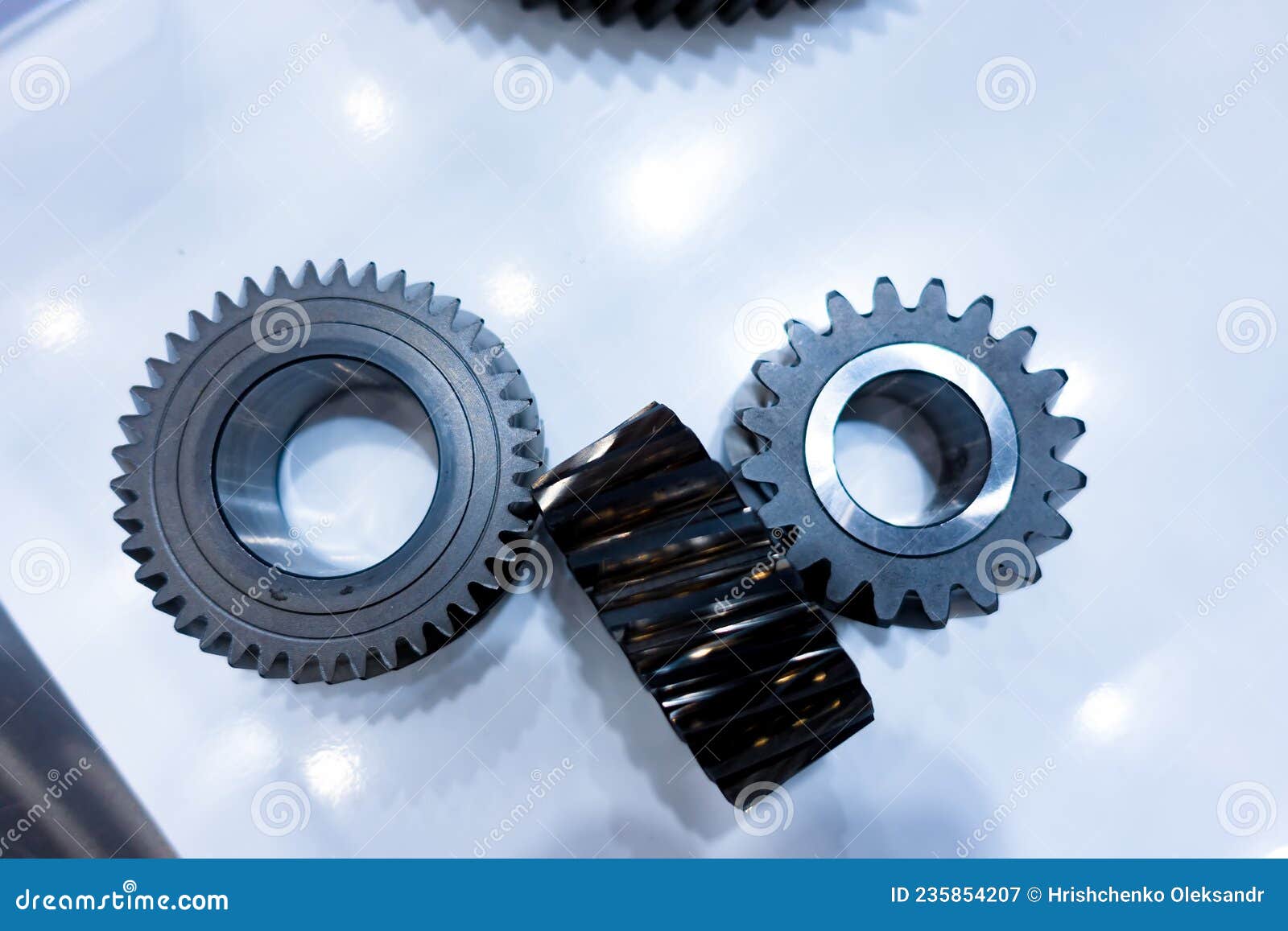 Round Metal Gear with Teeth Stock Image - Image of industrial ...