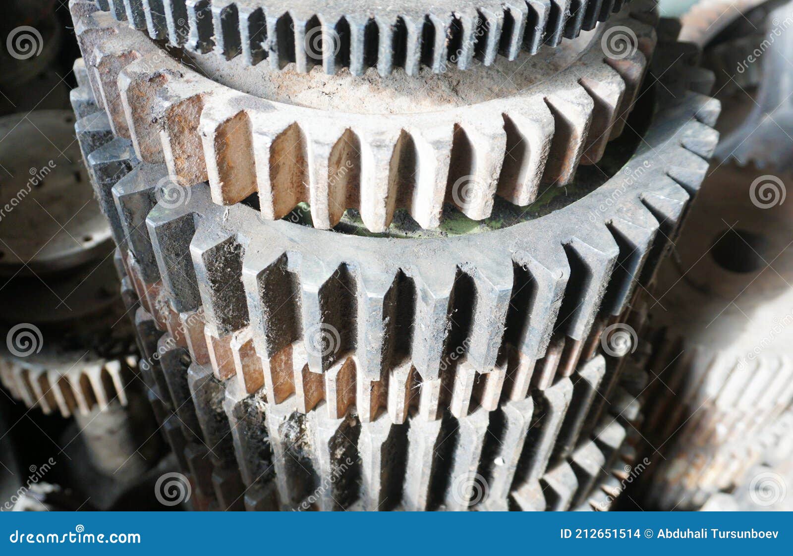 Round metal gears stock photo. Image of weathered, power - 212651514