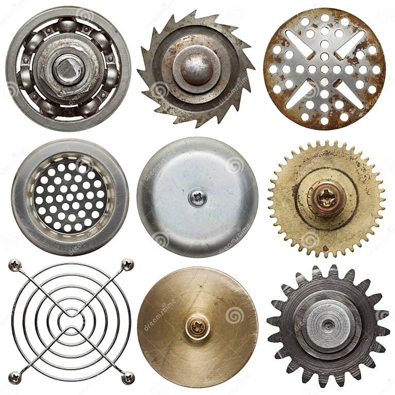 Round metal stock image. Image of background, collection - 34315285