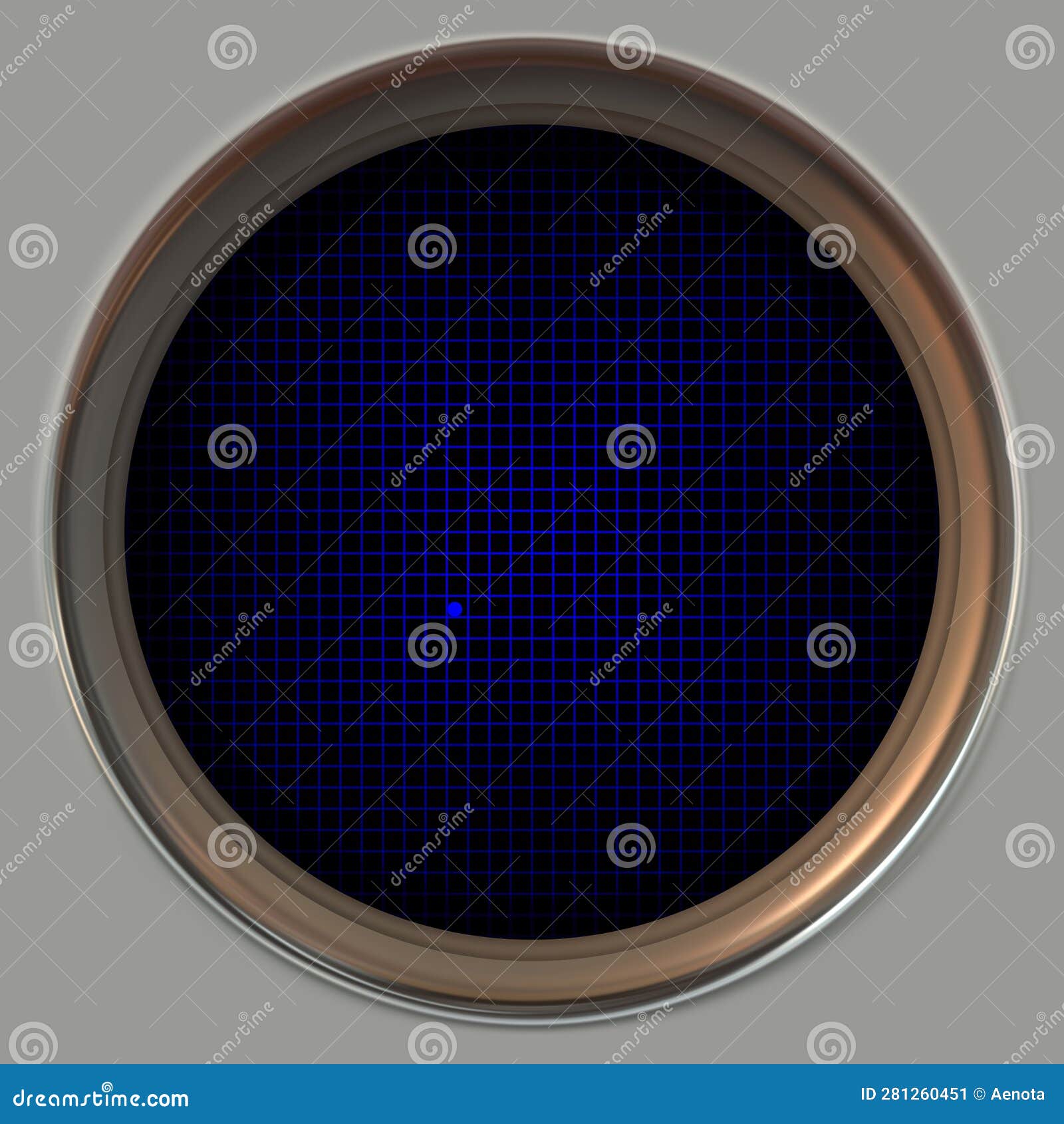 Round Modulation Oscilloscope Creen Stock Photography | CartoonDealer ...