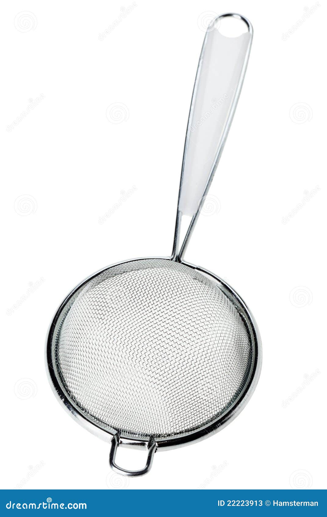 Round metal tea strainer stock image. Image of gray, stainless - 22223913