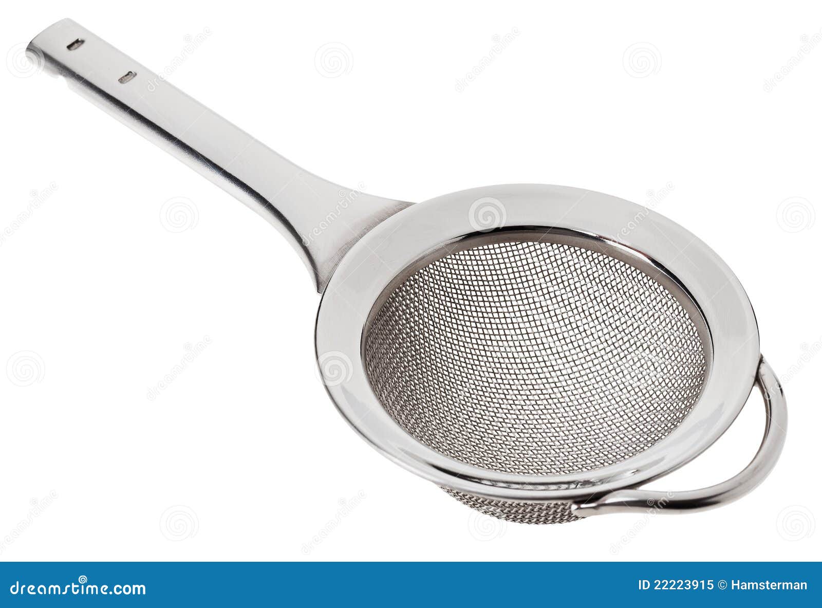 Round metal tea strainer stock image. Image of shiny - 22223915