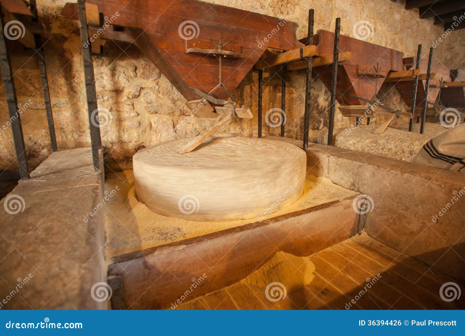 Round mill stone stock photo. Image of mill, homemade - 36394426