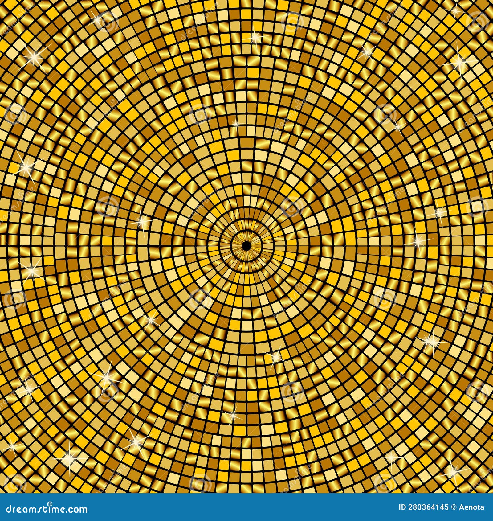 Round Mosaic - Vector Illustration Stock Vector - Illustration of ...