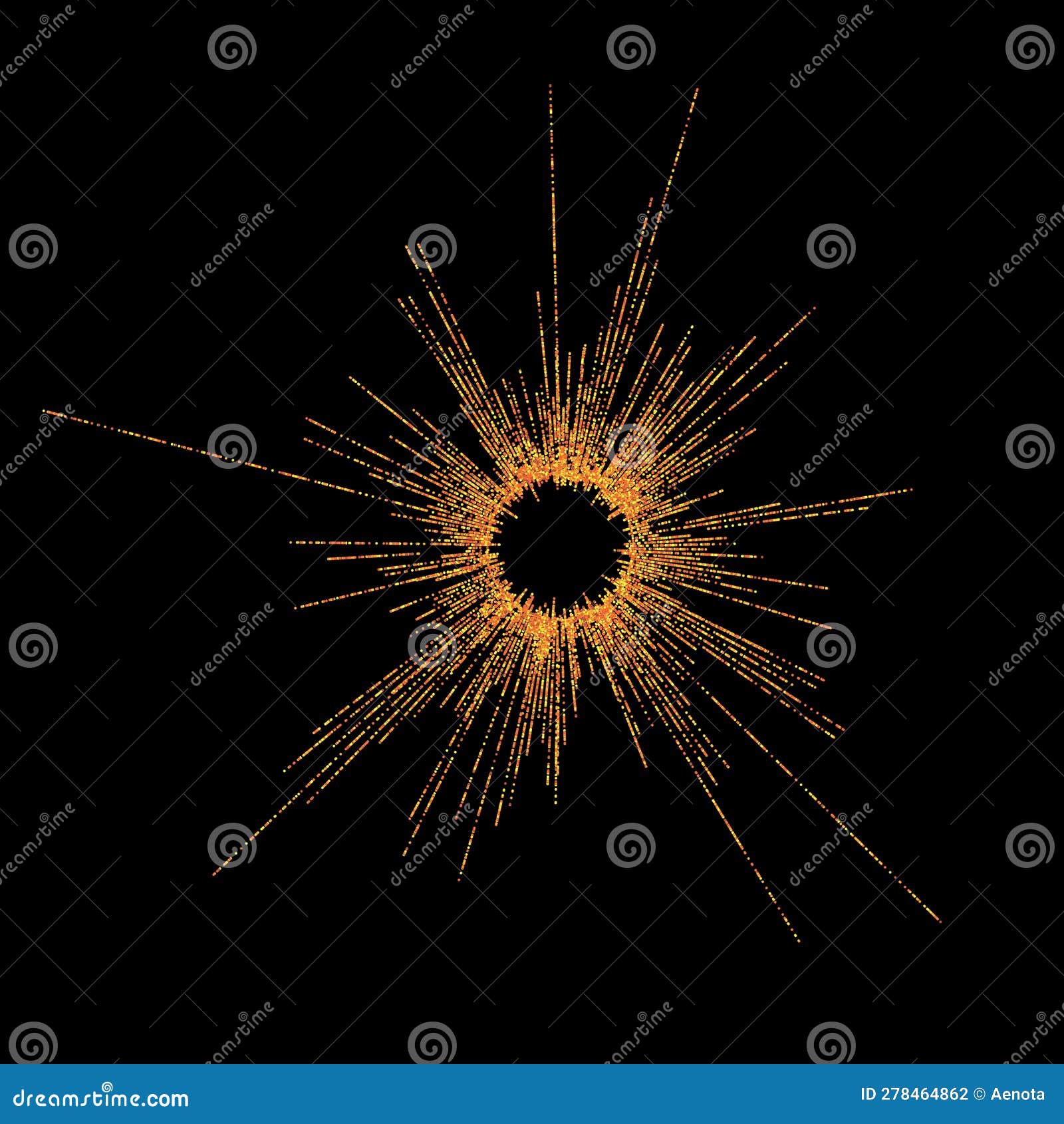Round Music Equalizer Scale Vector Circle Graphic Element Stock Vector ...