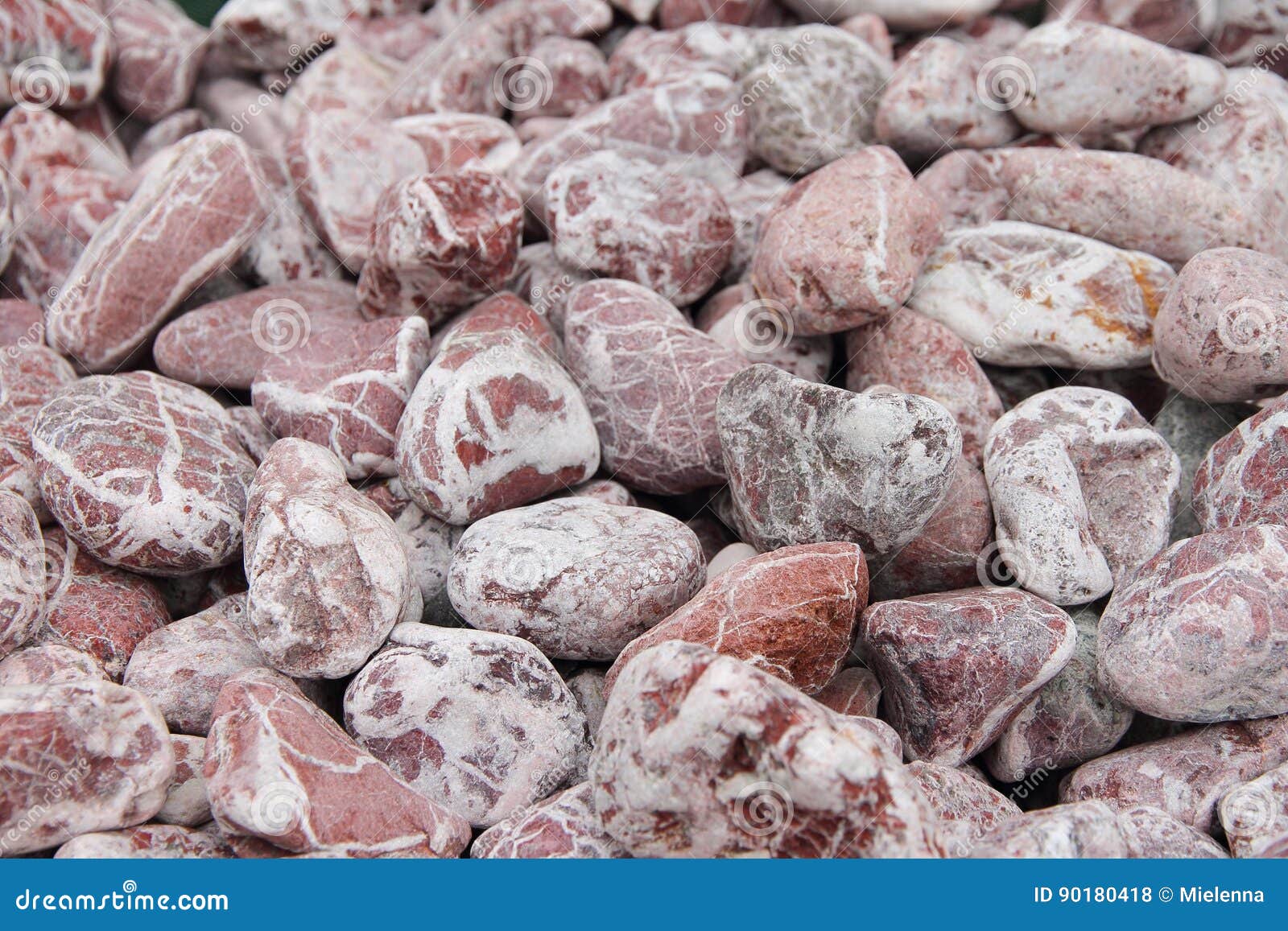 Round Natural Granite Pebbles Stock Photo - Image of natural, mineral ...