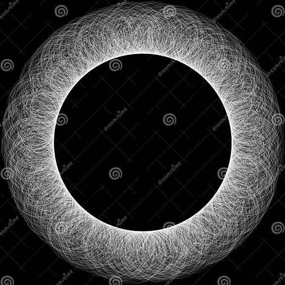 Round Network Frame - Vector Illustration Stock Vector - Illustration ...