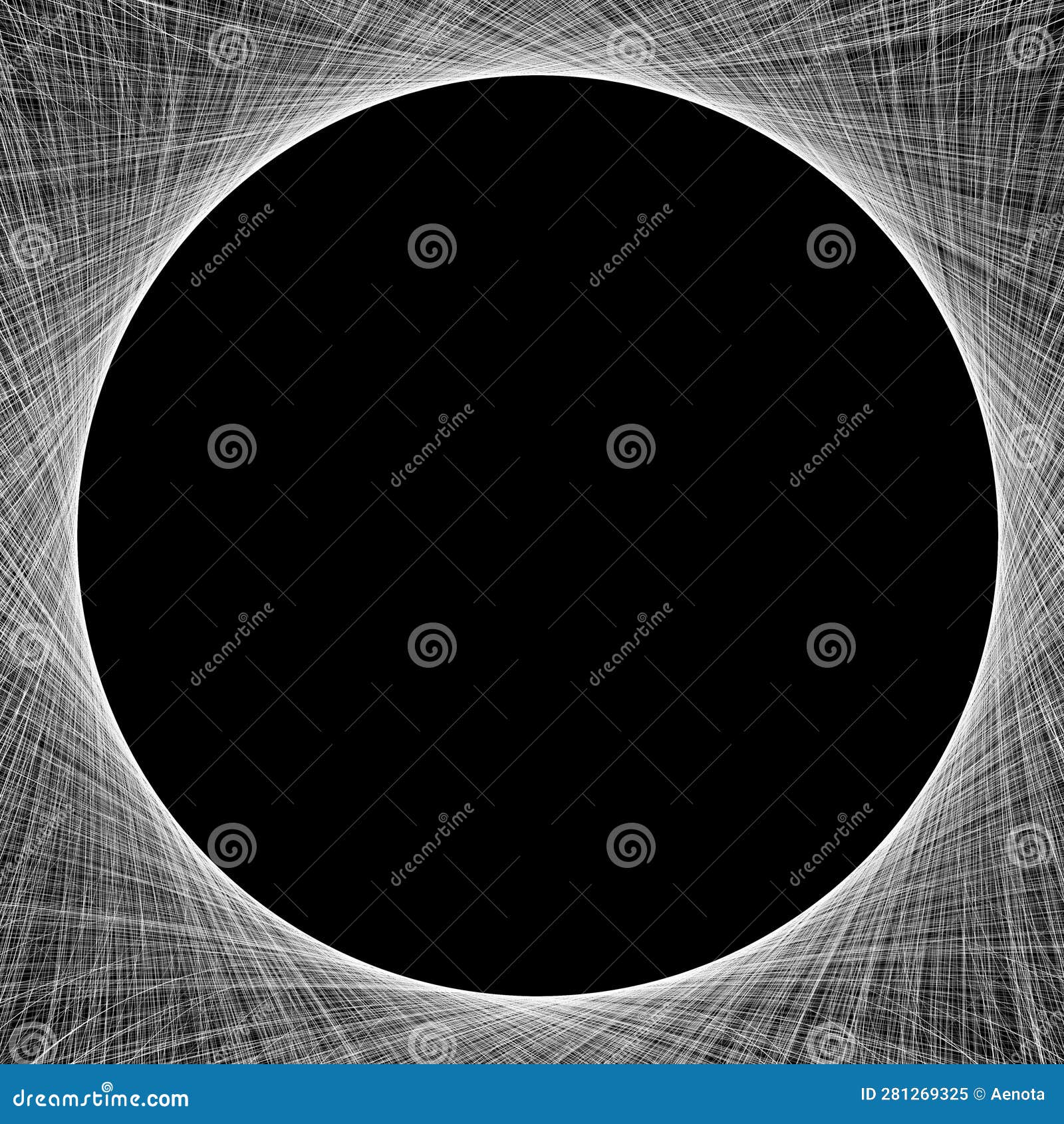Round Network Frame - Vector Illustration Stock Vector - Illustration ...