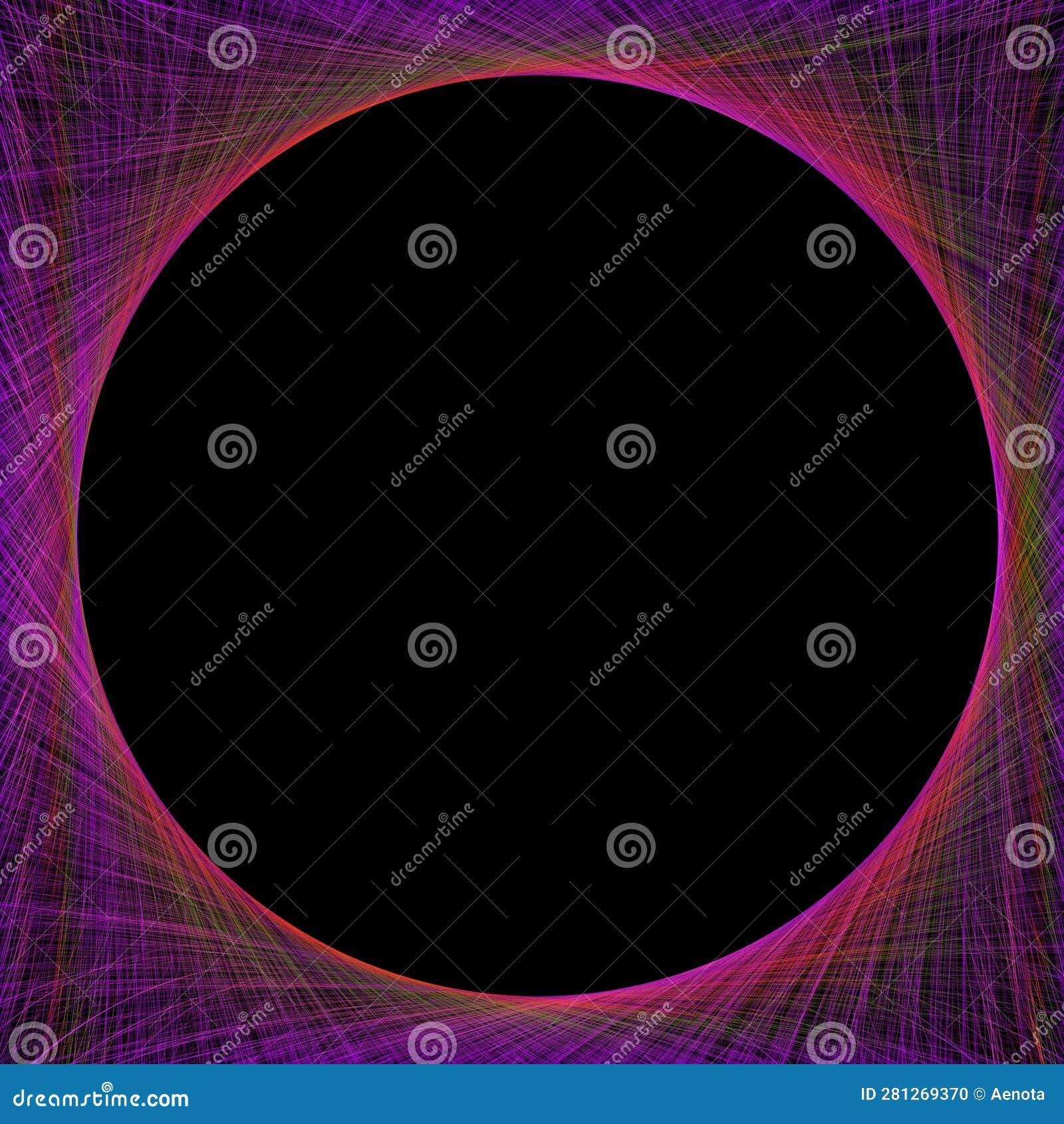 Round Network Frame - Vector Illustration Stock Vector - Illustration ...