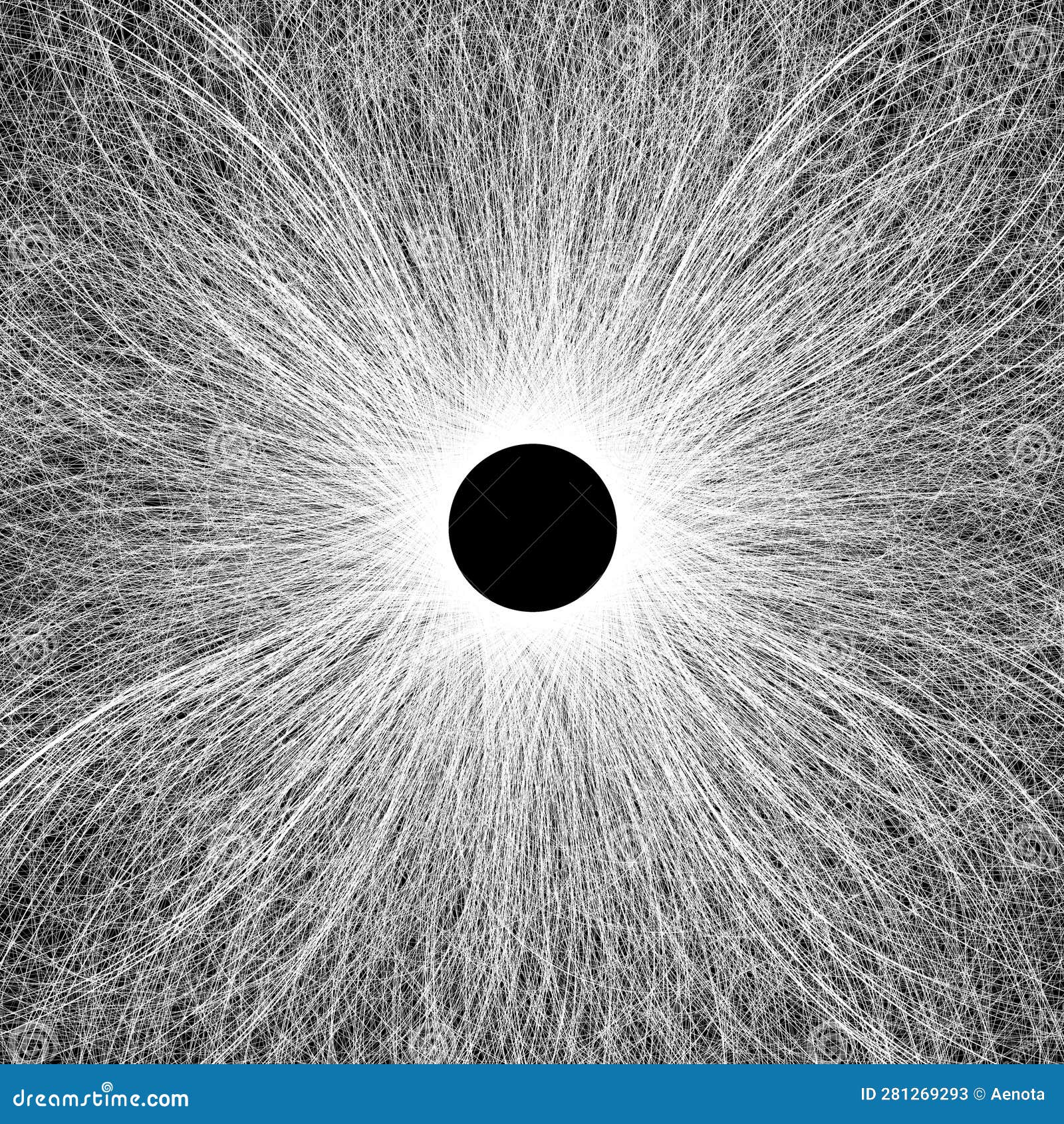 Round Network Structure - Vector Illustration Stock Vector ...