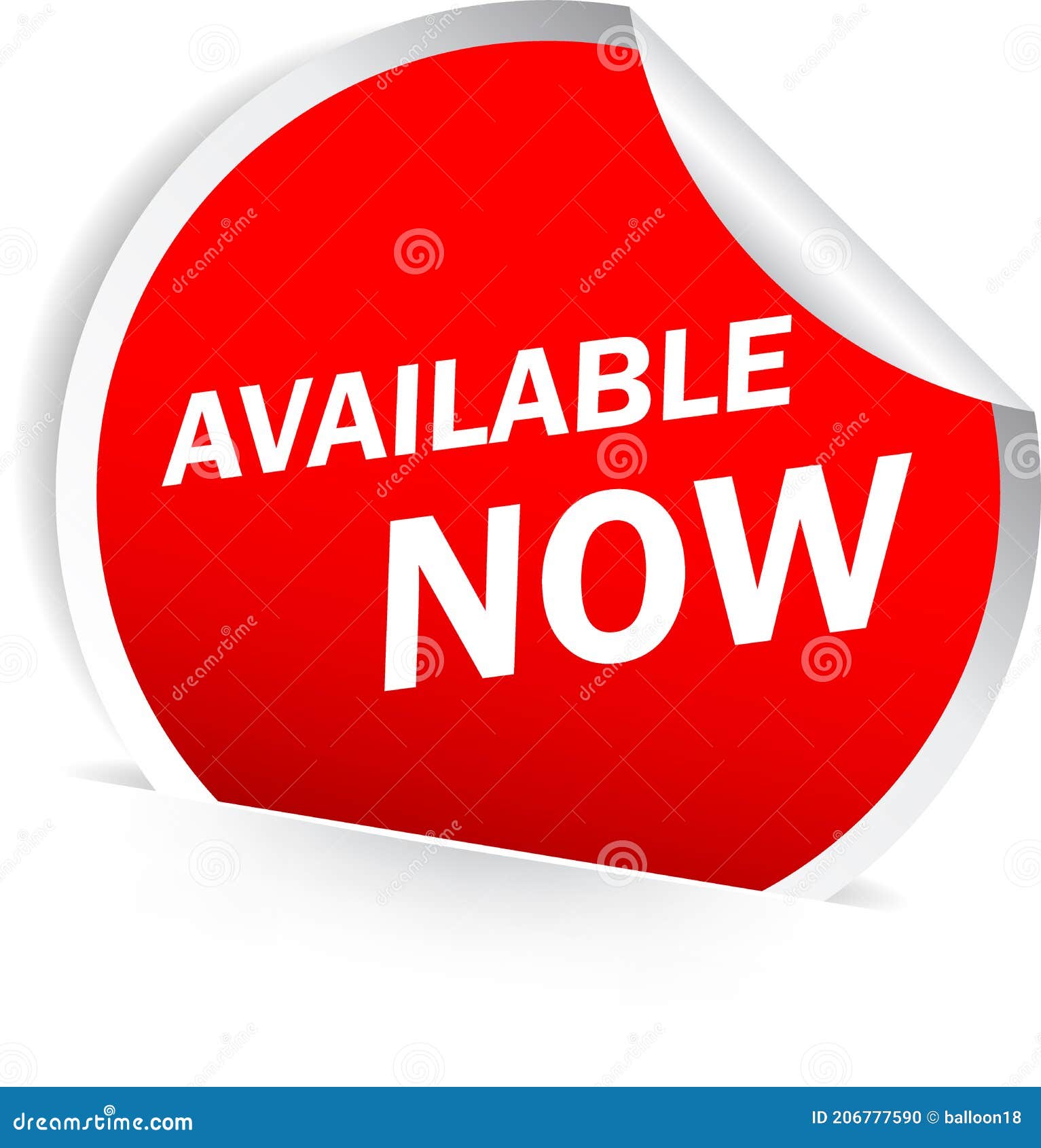 Available Now Vector Sticker Stock Illustration - Illustration of ...