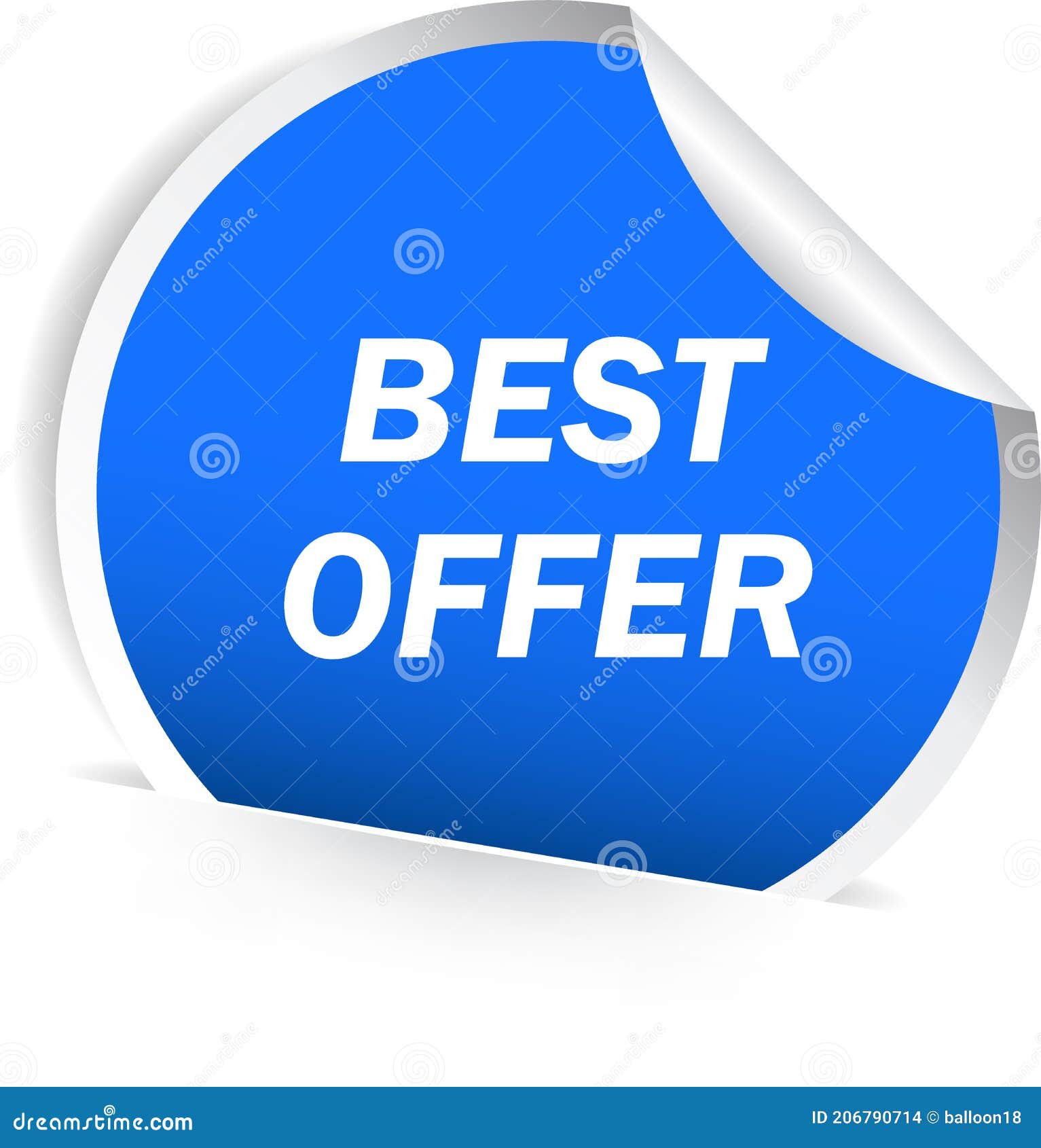 Best Offer vector sticker stock illustration. Illustration of icon ...