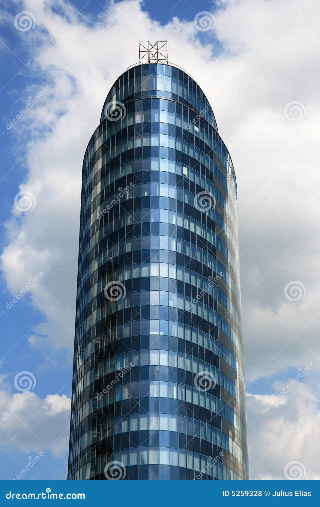 Round Office Building stock photo. Image of business, mirror - 5259328