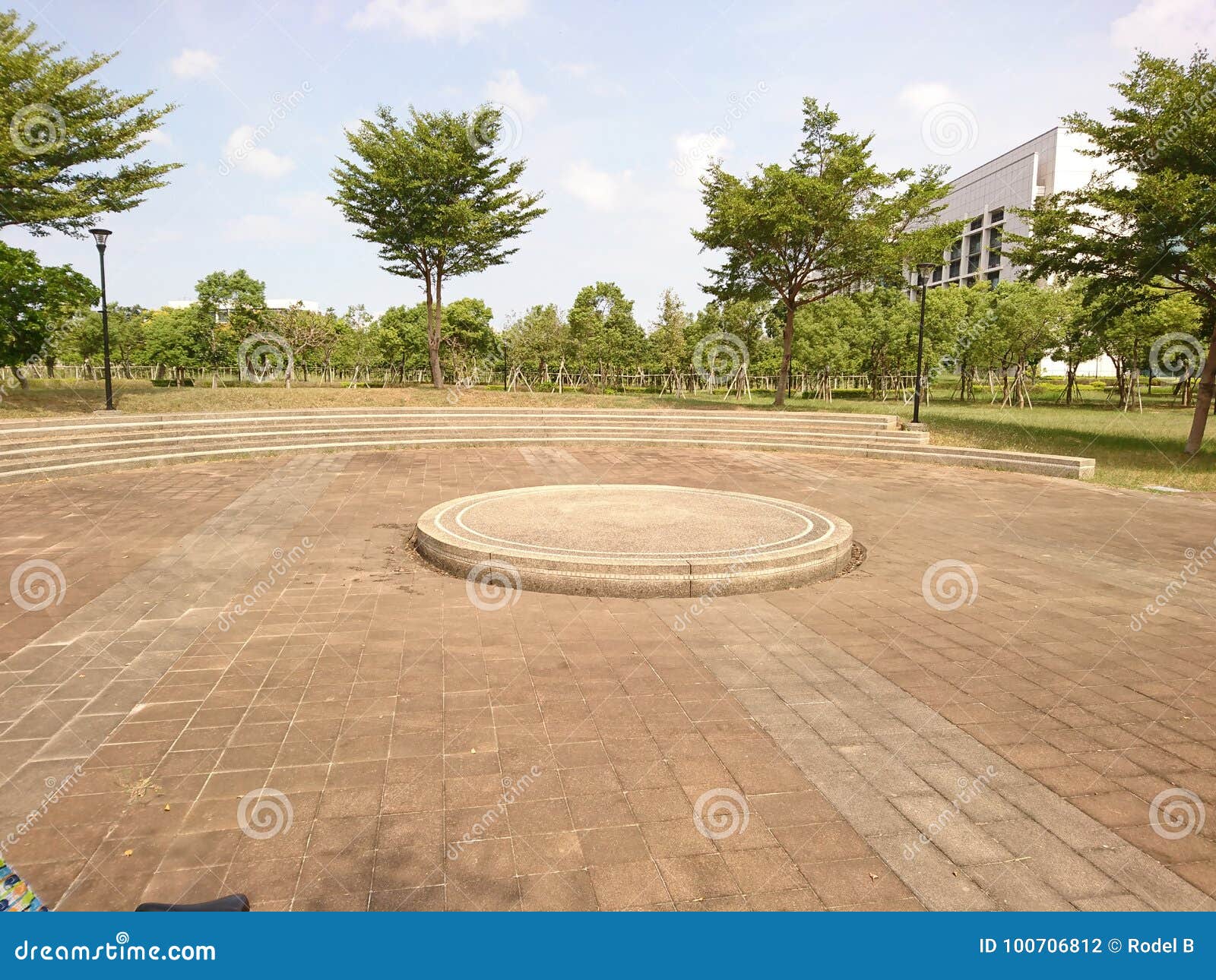 Round Open space stock photo. Image of relax, round - 100706812