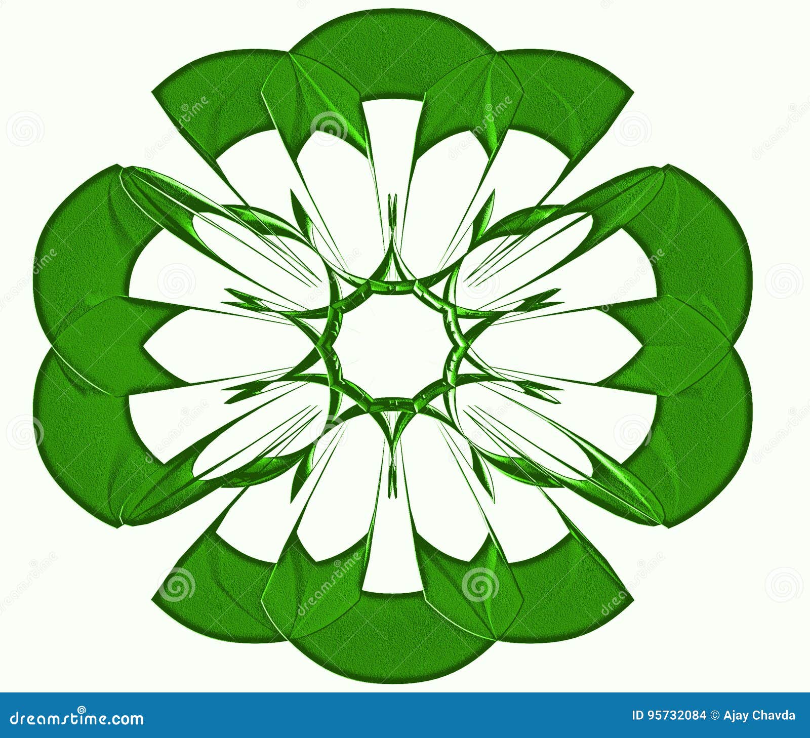 Green Round Vector stock illustration. Illustration of circle - 95732084