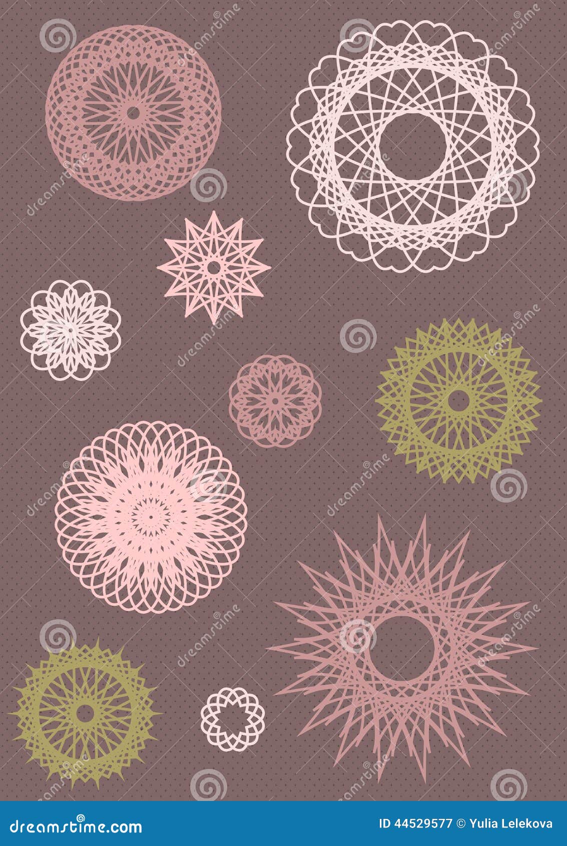 Round ornament pattern stock vector. Illustration of ornaments - 44529577