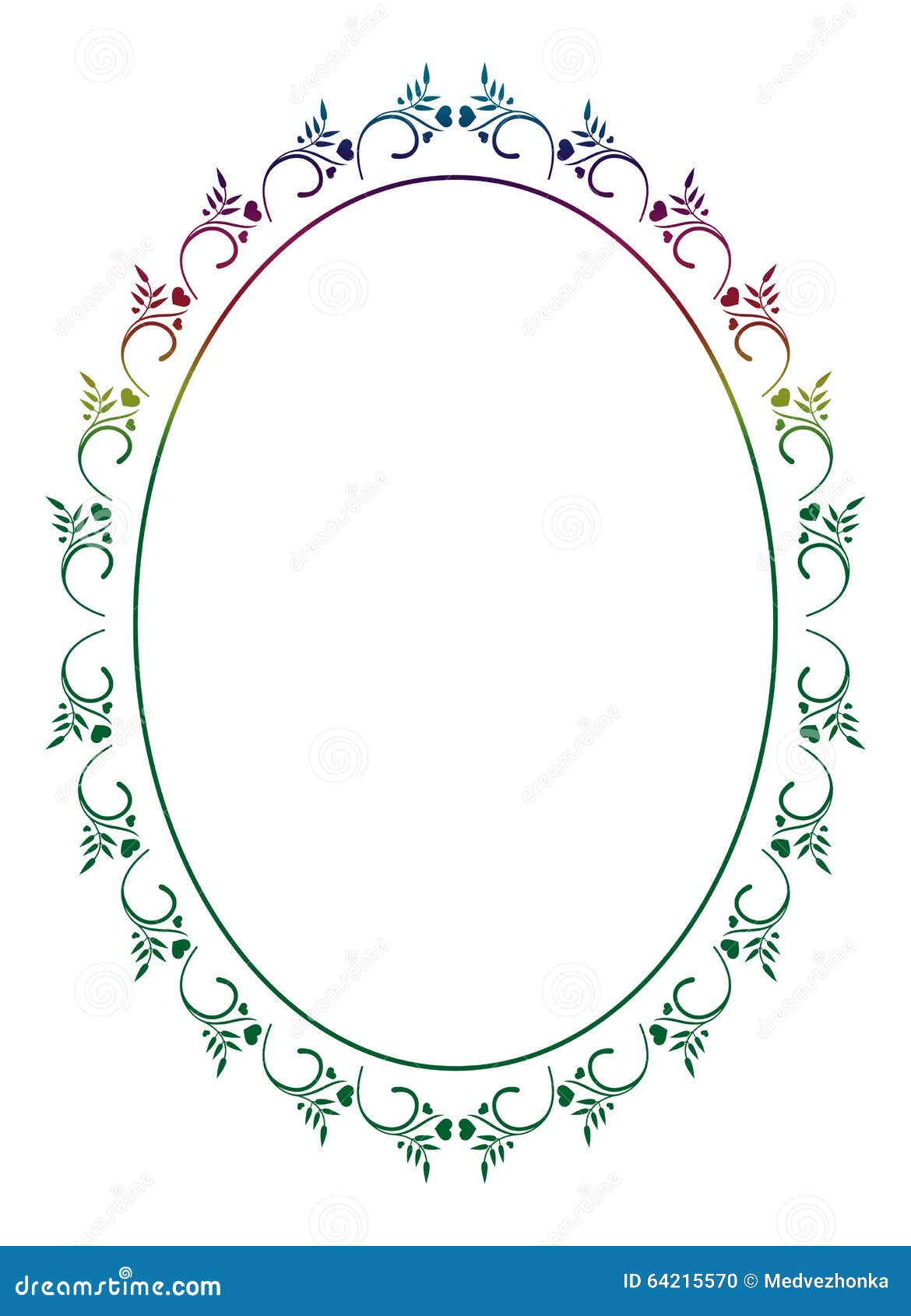 Round ornamental frame stock illustration. Illustration of elegant ...