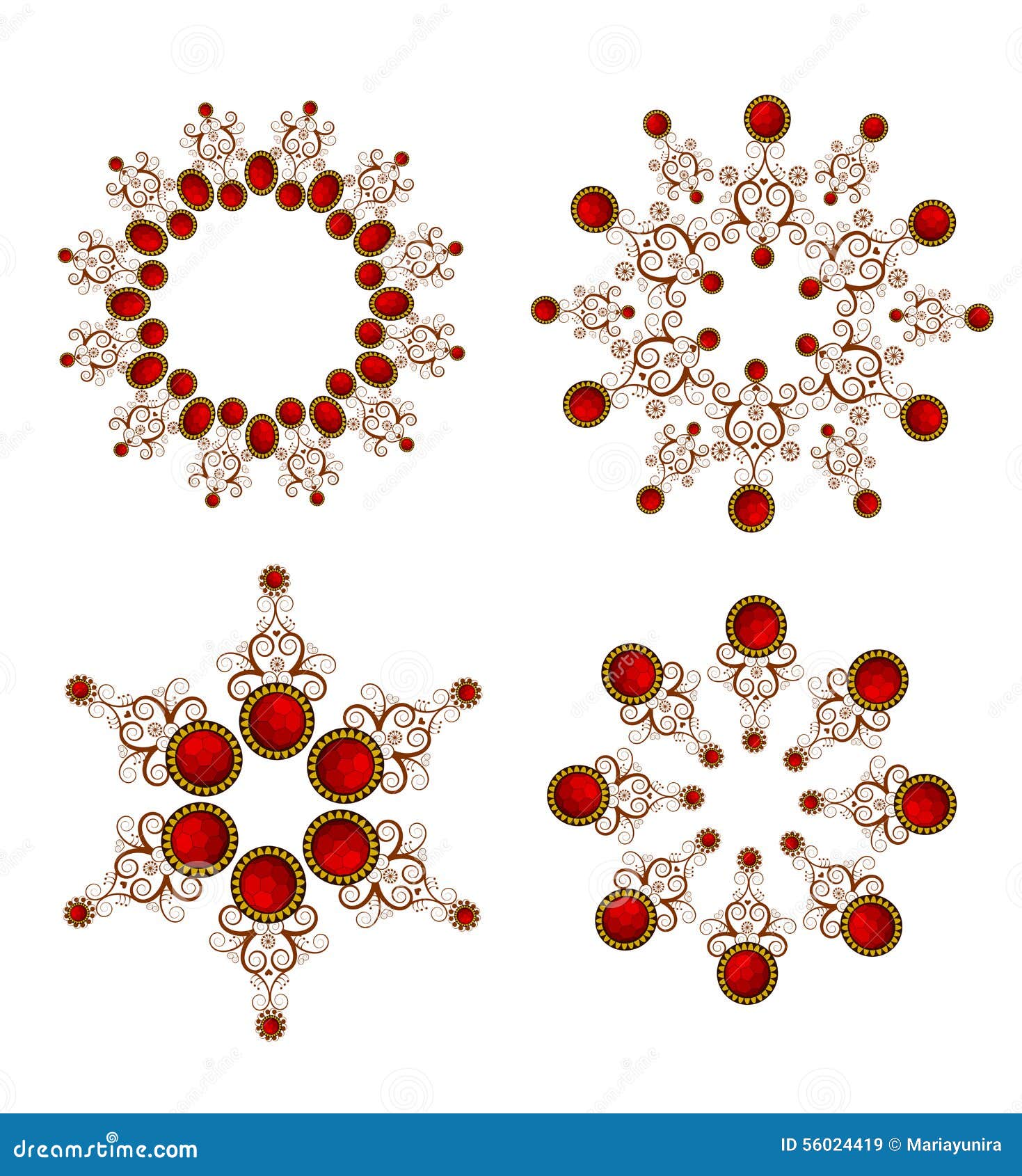 Round ornaments royal stock illustration. Illustration of baroque ...