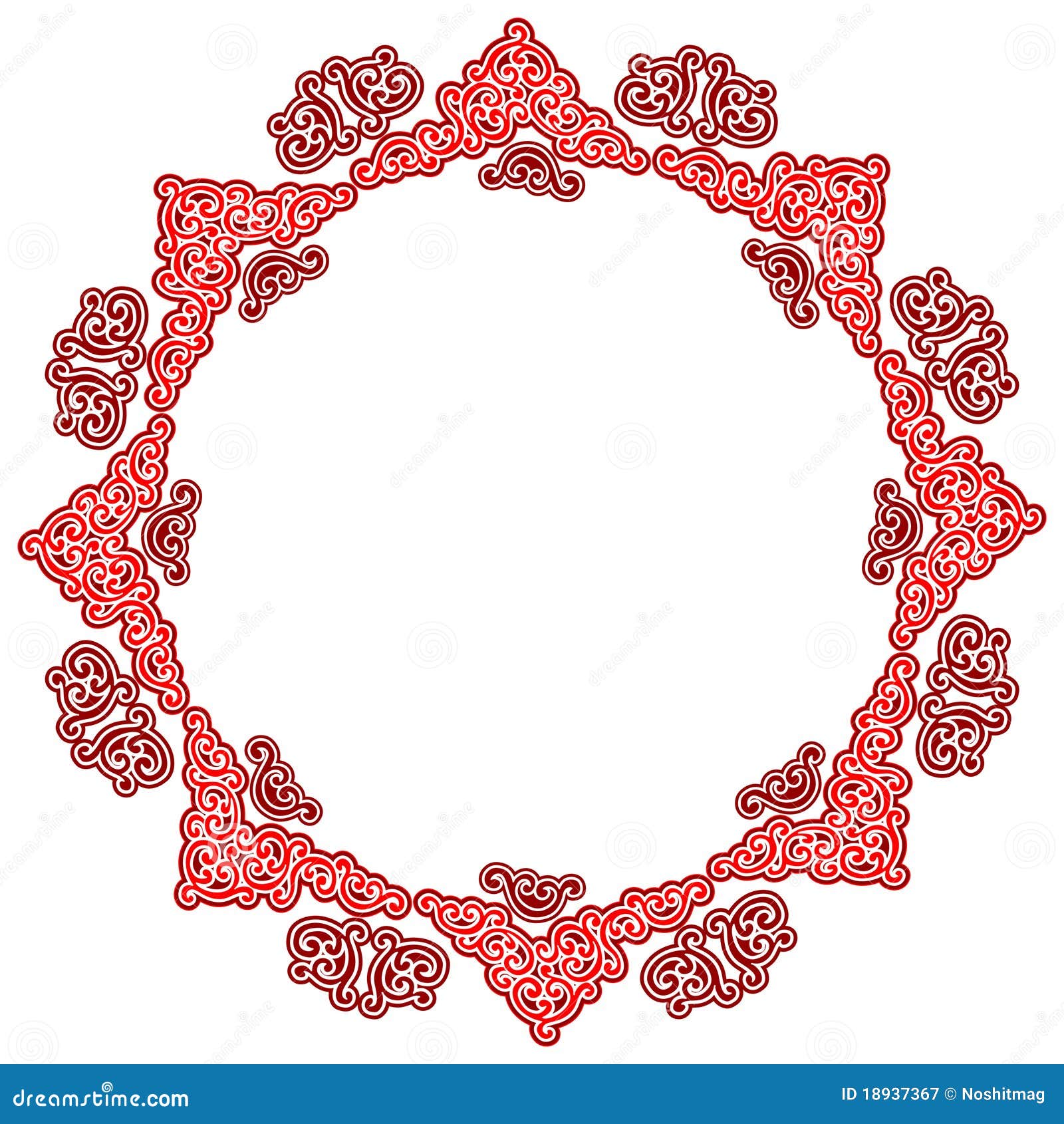 A Round, Ornate Shield Featuring Engraved Designs Of Mythical Griffins ...