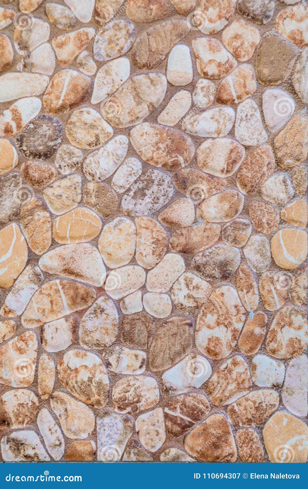 Round and Oval Stones in Cement Texture Stock Image - Image of granite ...