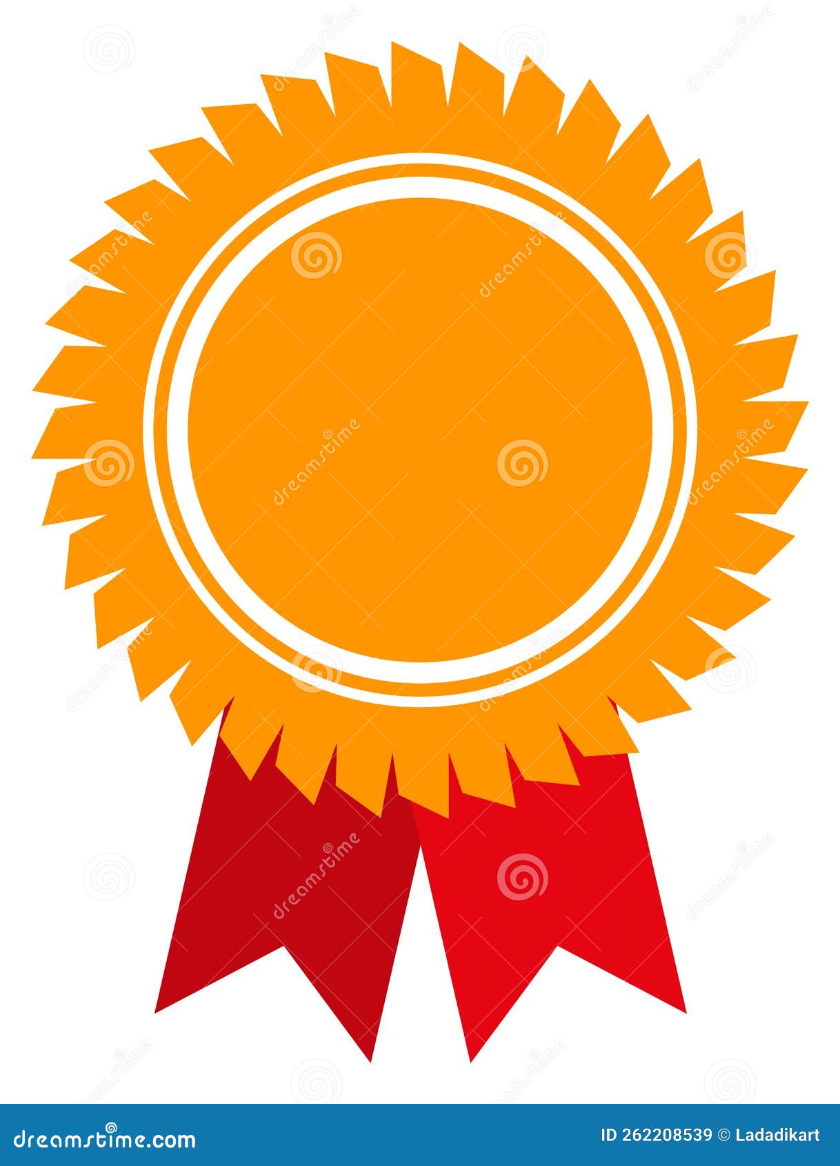 Round Paper Emblem. Color Badge Decorative Element Stock Vector ...