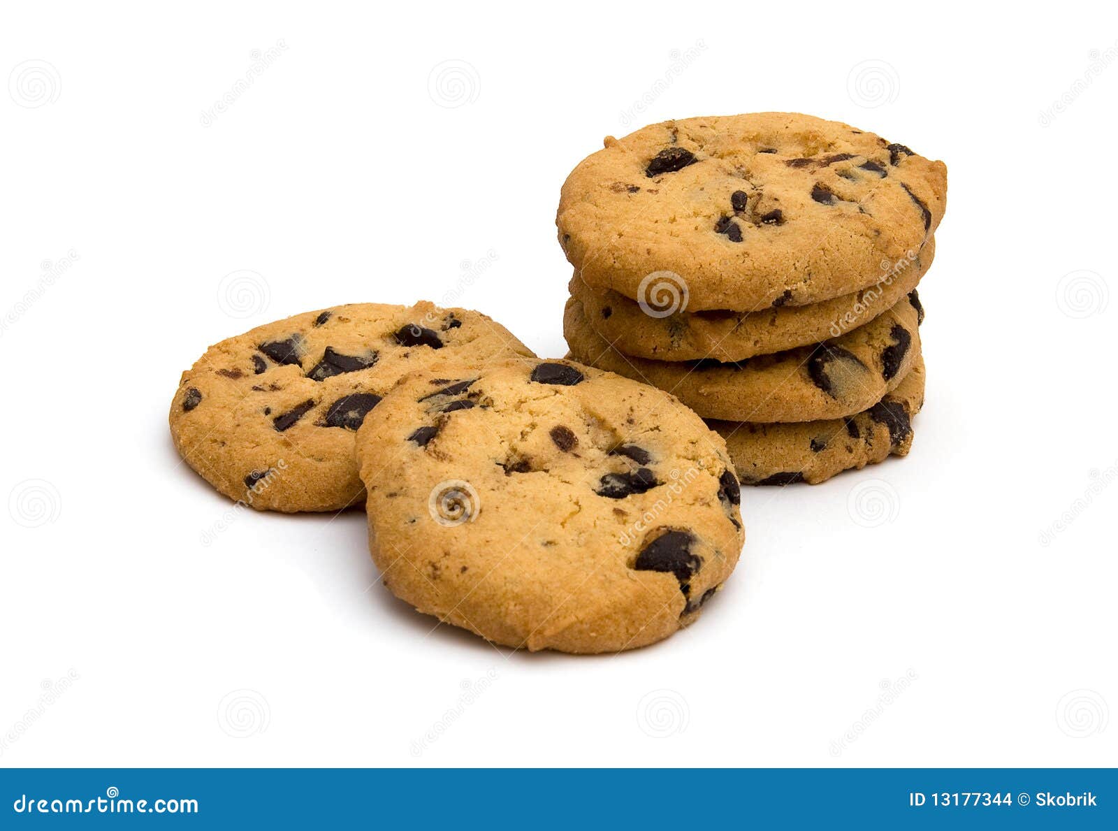 Round Pastry with Chocolate Stock Photo - Image of snack, bakery: 13177344