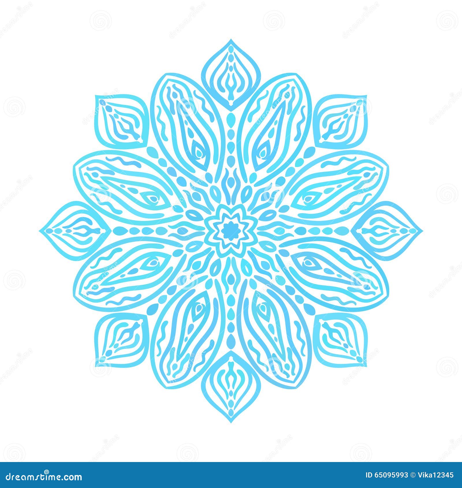Round pattern stock vector. Illustration of design, vector - 65095993