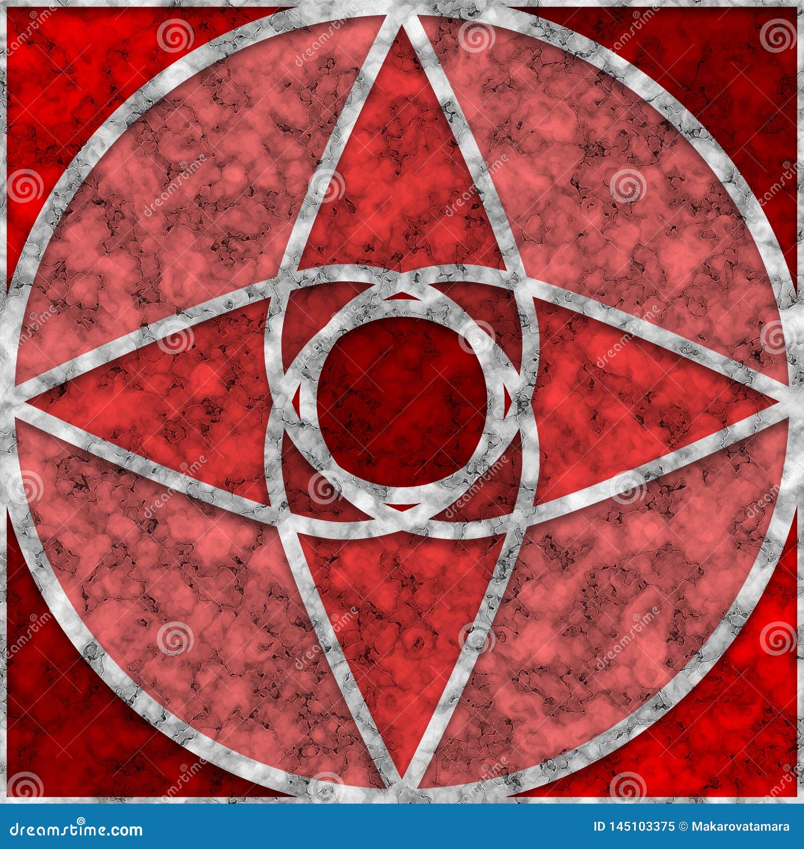 Round Pattern in the Shades of Red Color, Marble Texture Stock ...