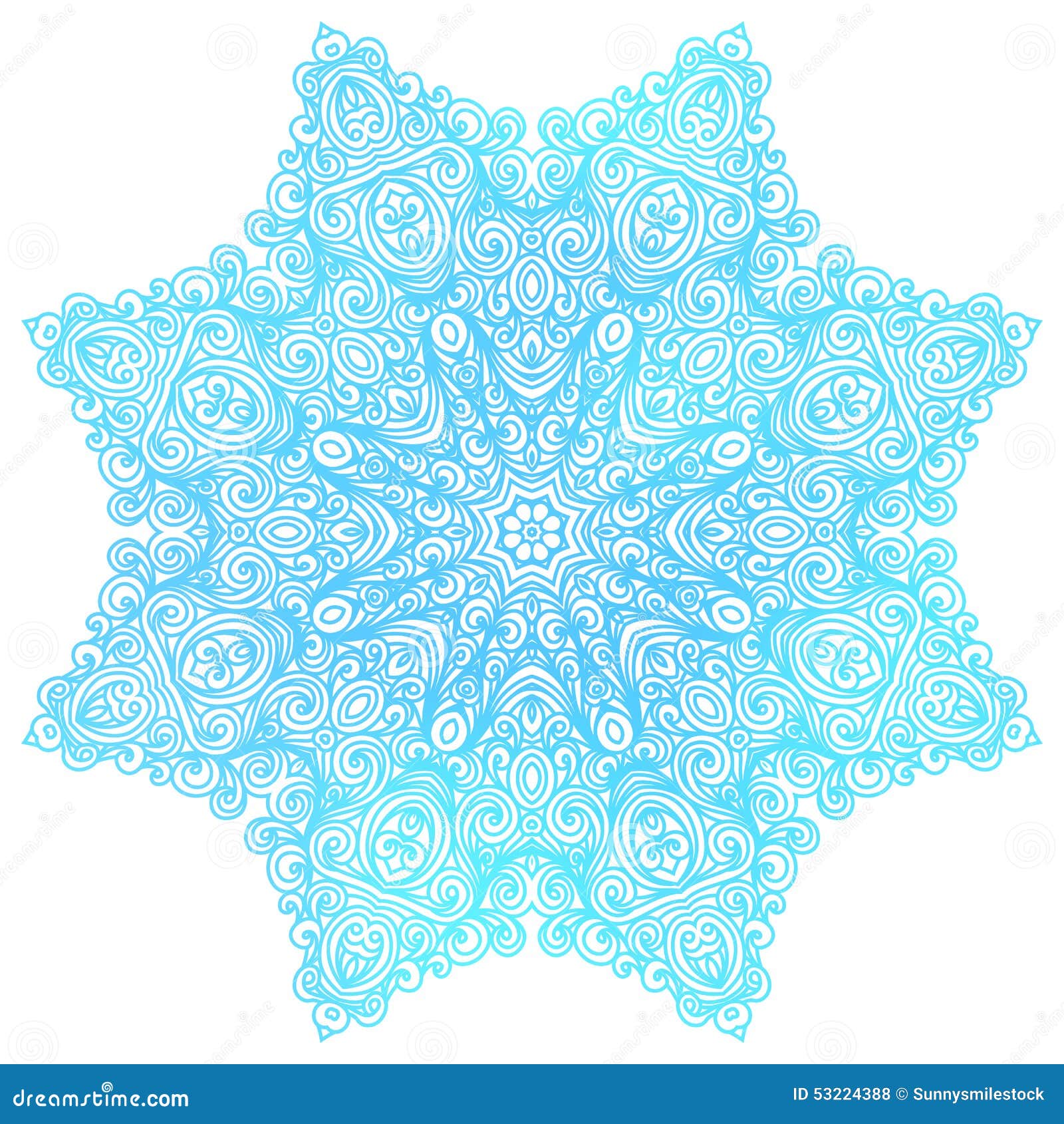 Round pattern stock illustration. Illustration of deco - 53224388