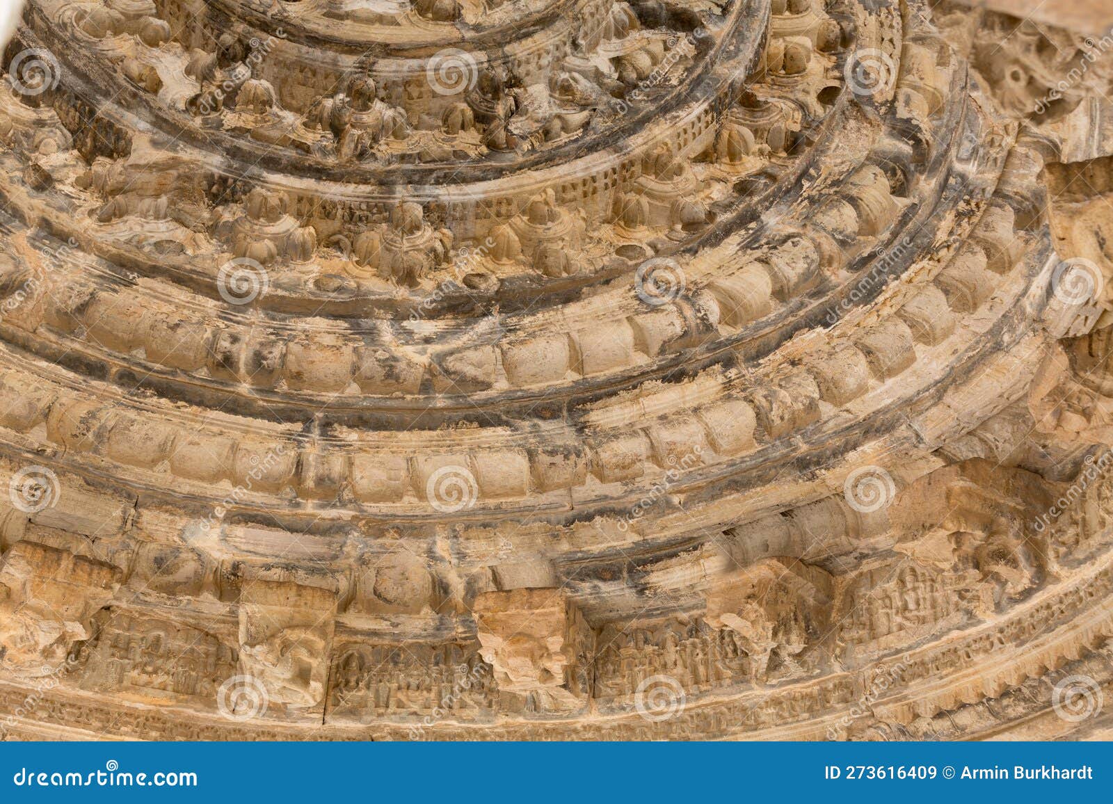 Stone Rings - Architecture Inside The Sringeri Temple Stock Image ...