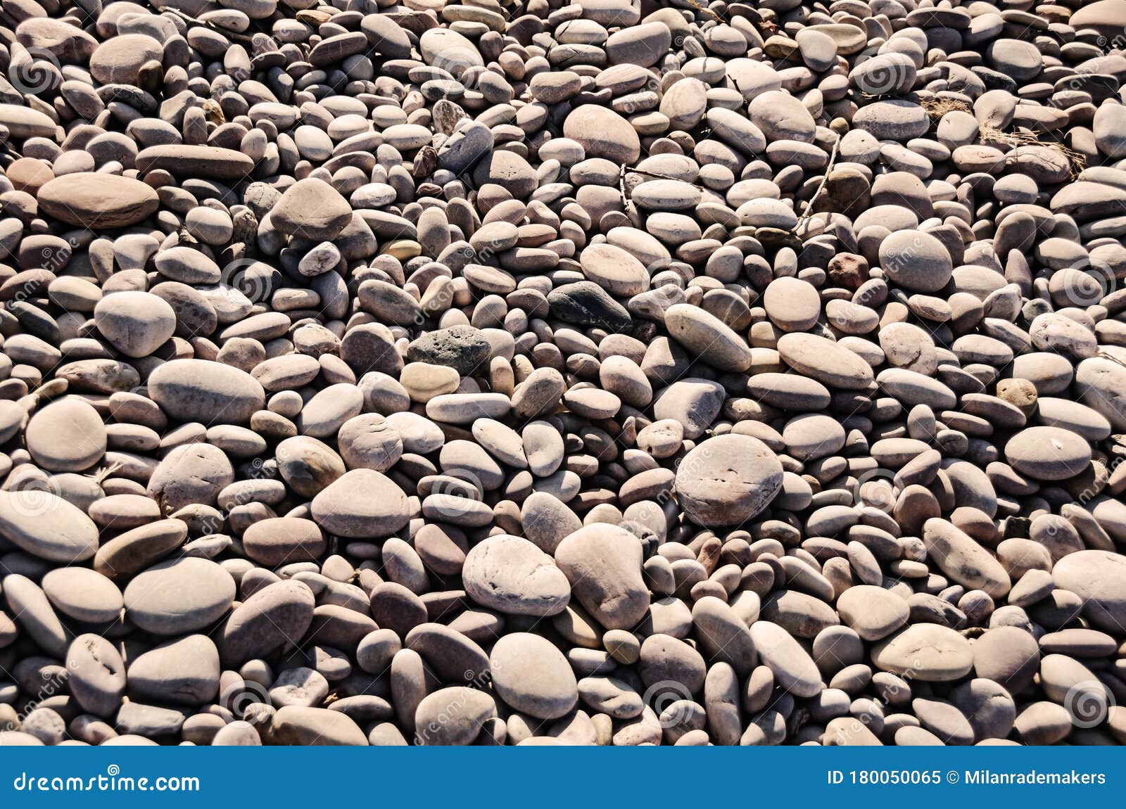 Round Pebbles on Beach Texture for Background Stock Image - Image of ...