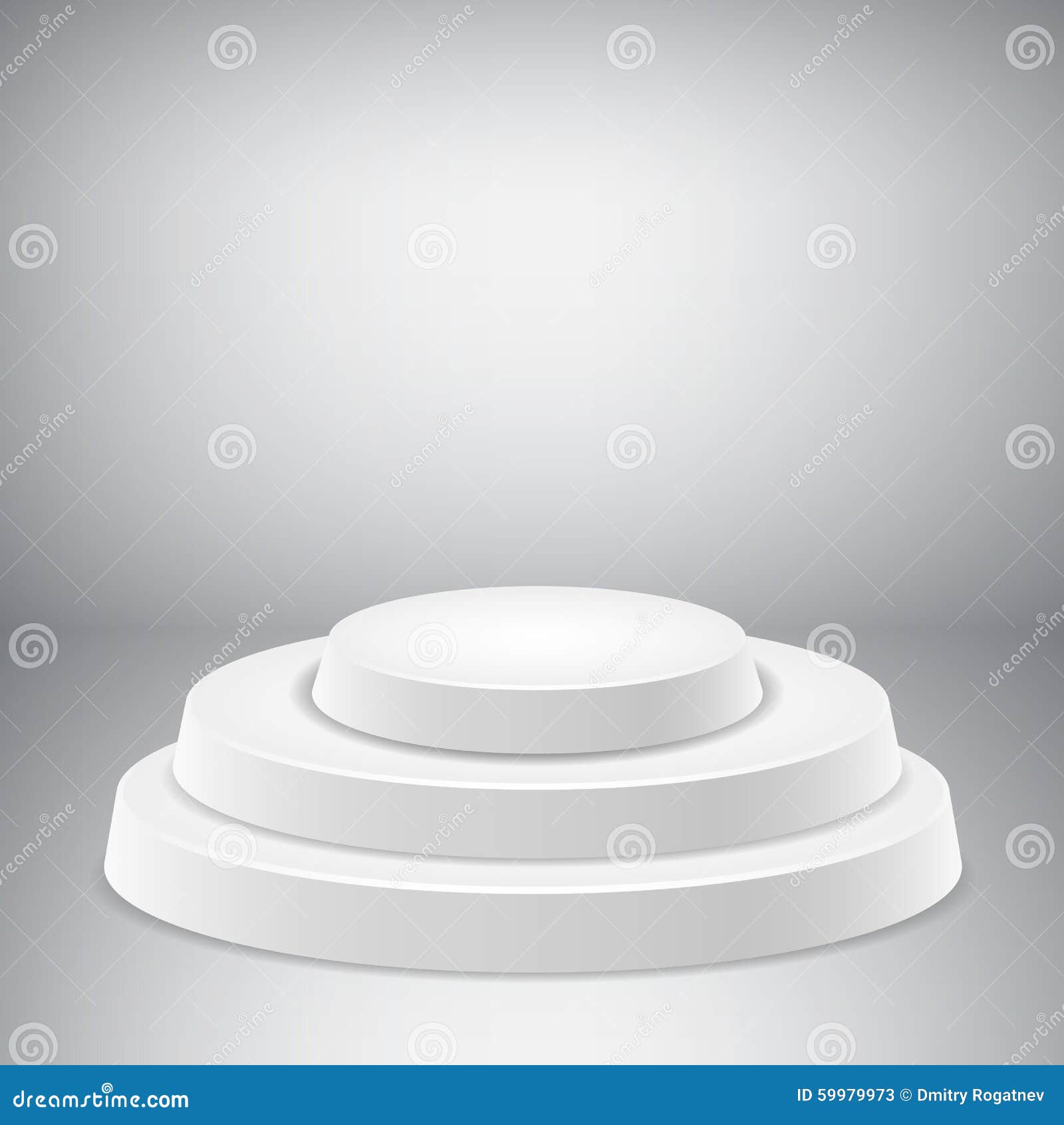 Round Pedestal for Display. Stock Vector - Illustration of realistic ...