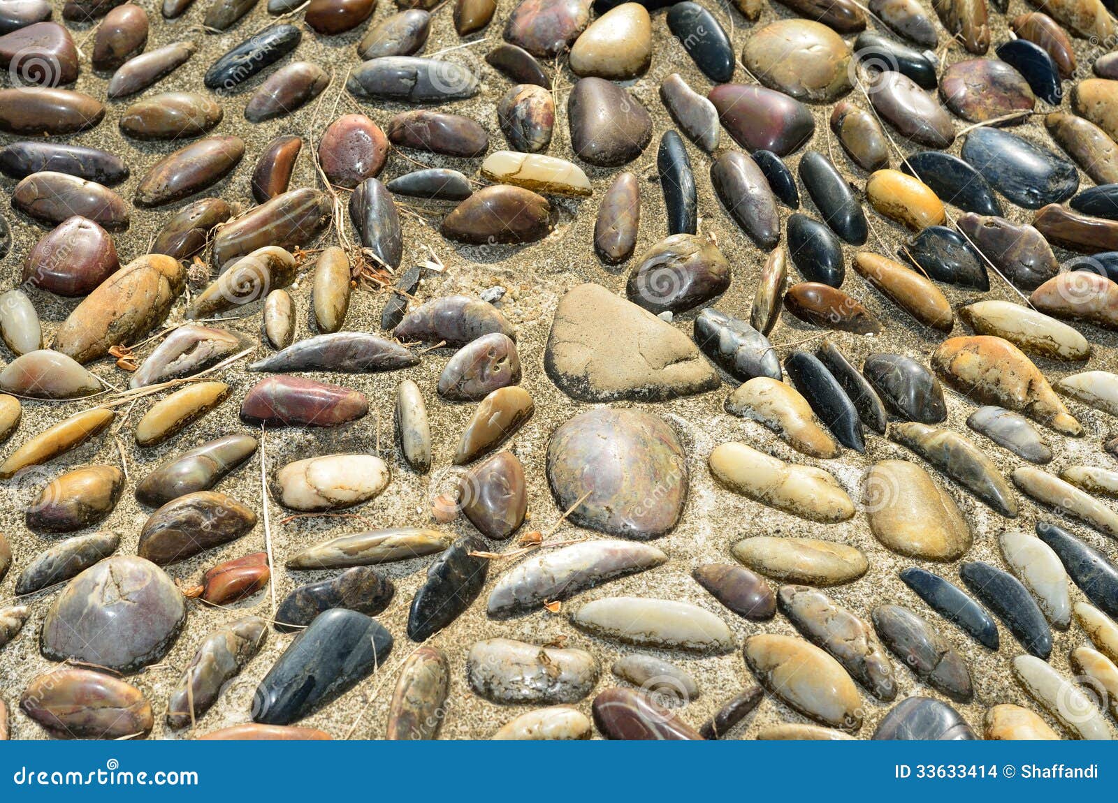 Round peeble stones stock photo. Image of detail, outdoor - 33633414