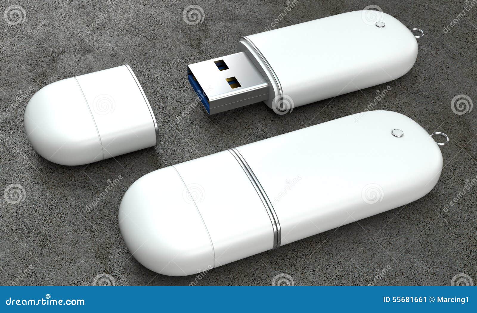 Pendrive Mockup On Bright Background Royalty-Free Stock Photo ...