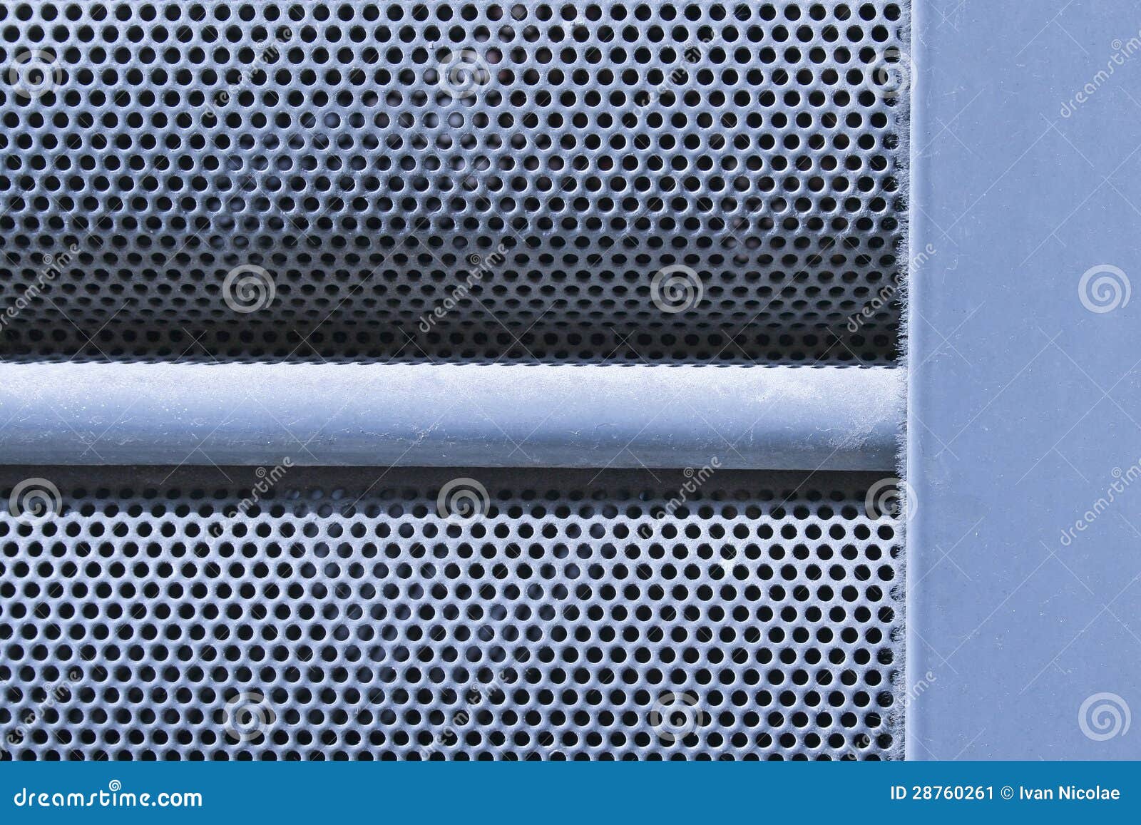 Perforated Metal Gate Royalty-Free Stock Image | CartoonDealer.com ...