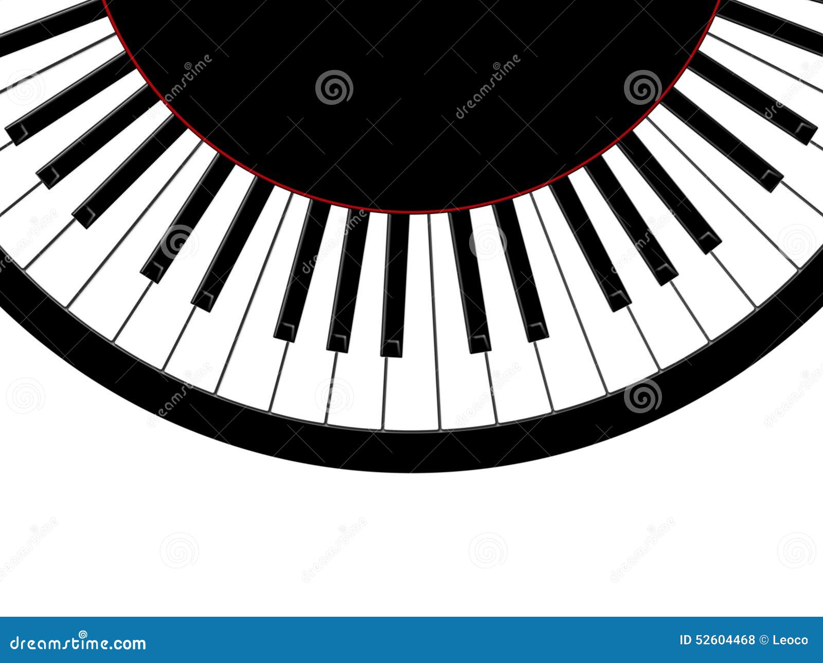 Round piano stock illustration. Illustration of instrument - 52604468