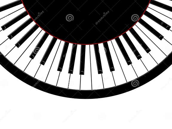 Round piano stock illustration. Illustration of instrument - 52604468
