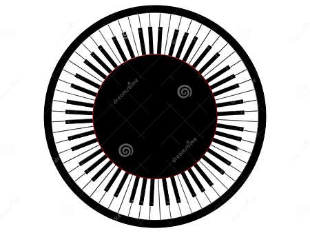 Round piano stock illustration. Illustration of sound - 53570728