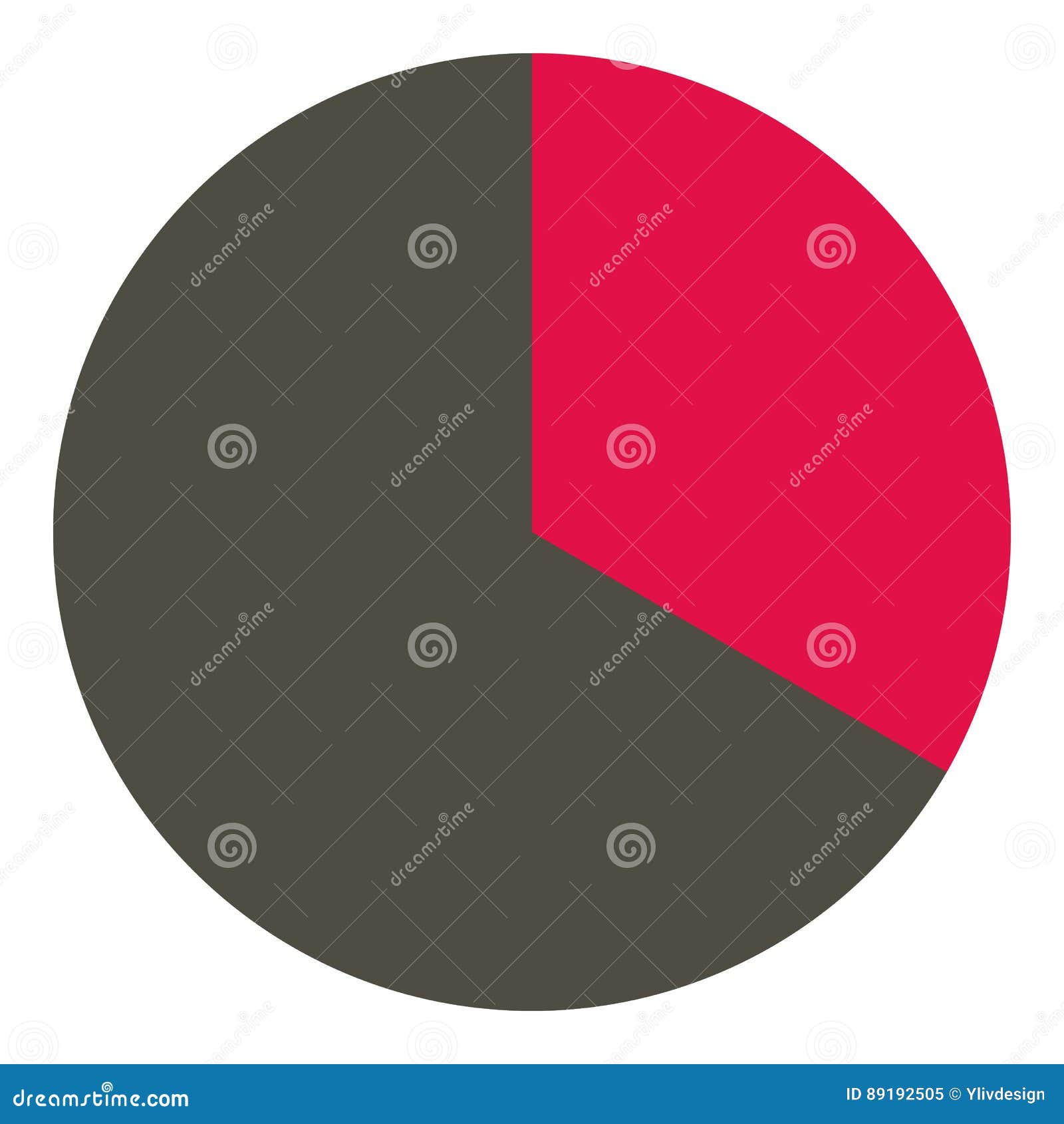 Round Pink Diagram Infographics, Flat Style Stock Vector - Illustration ...
