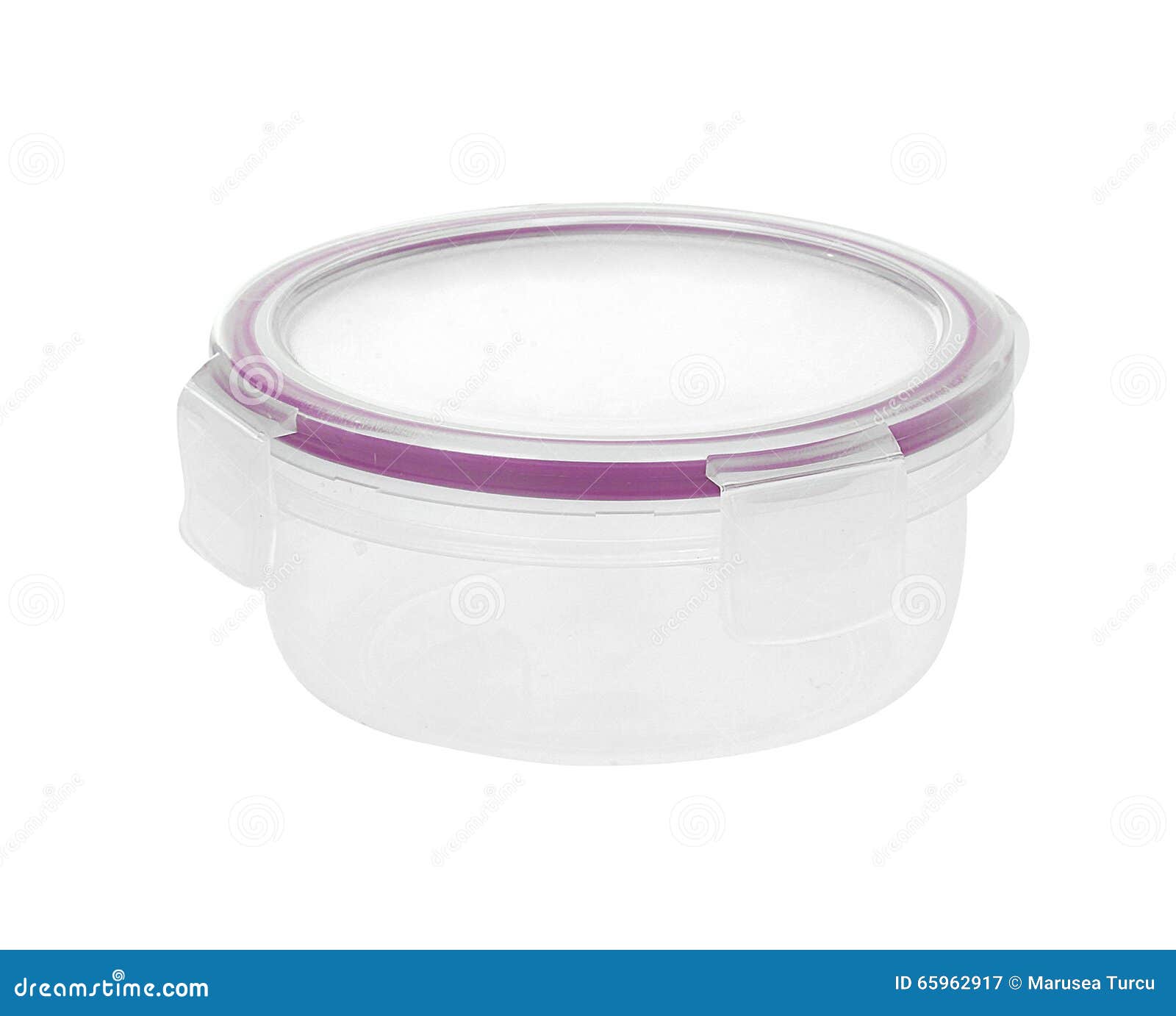 Round plastic container stock image. Image of container - 65962917