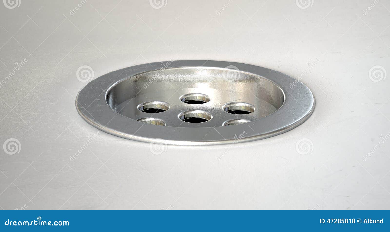 Round Plug Hole Closeup stock photo. Image of disposal - 47285818