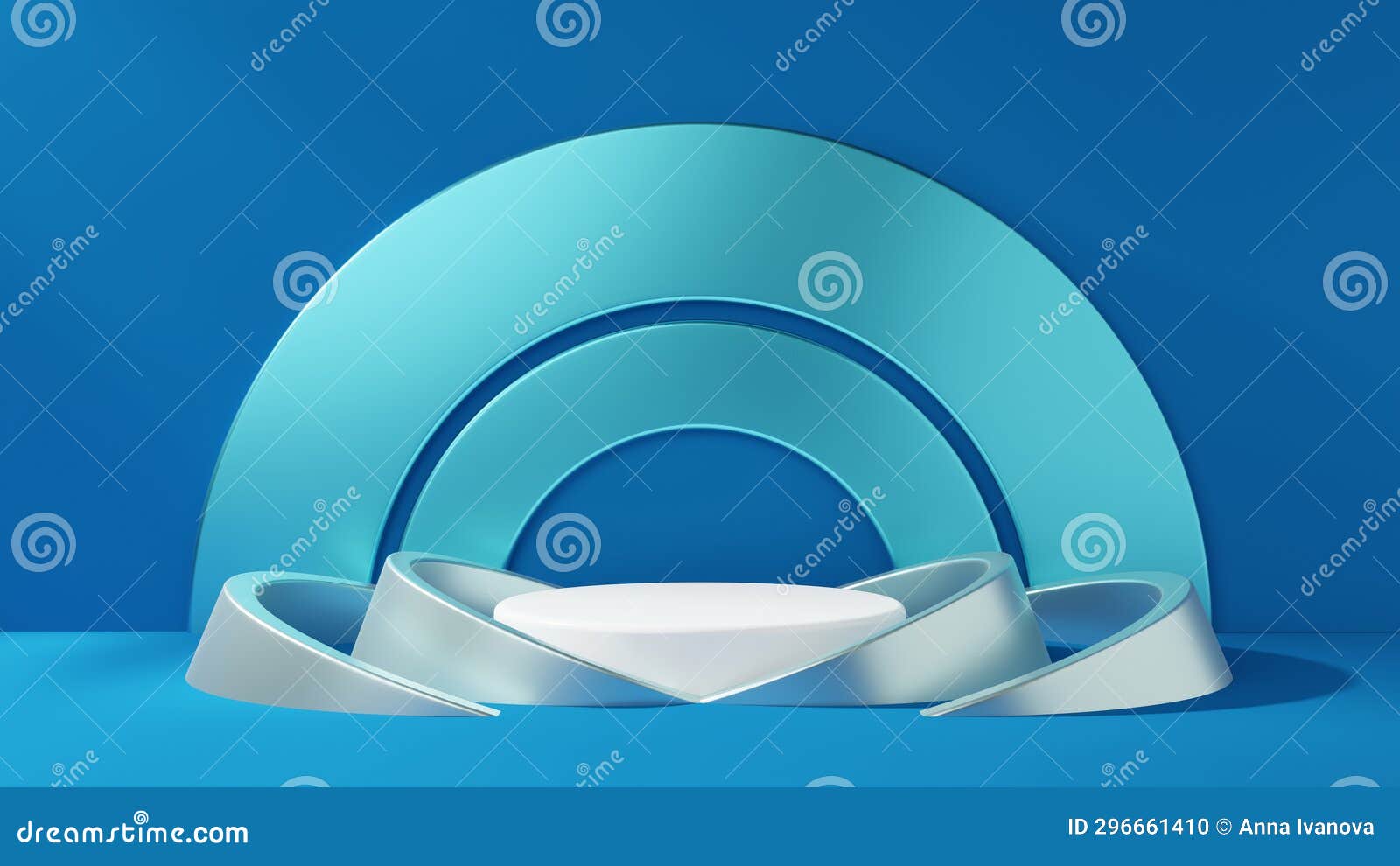 Round Podium for Cosmetic Product, Object. Empty Platform, Platform ...