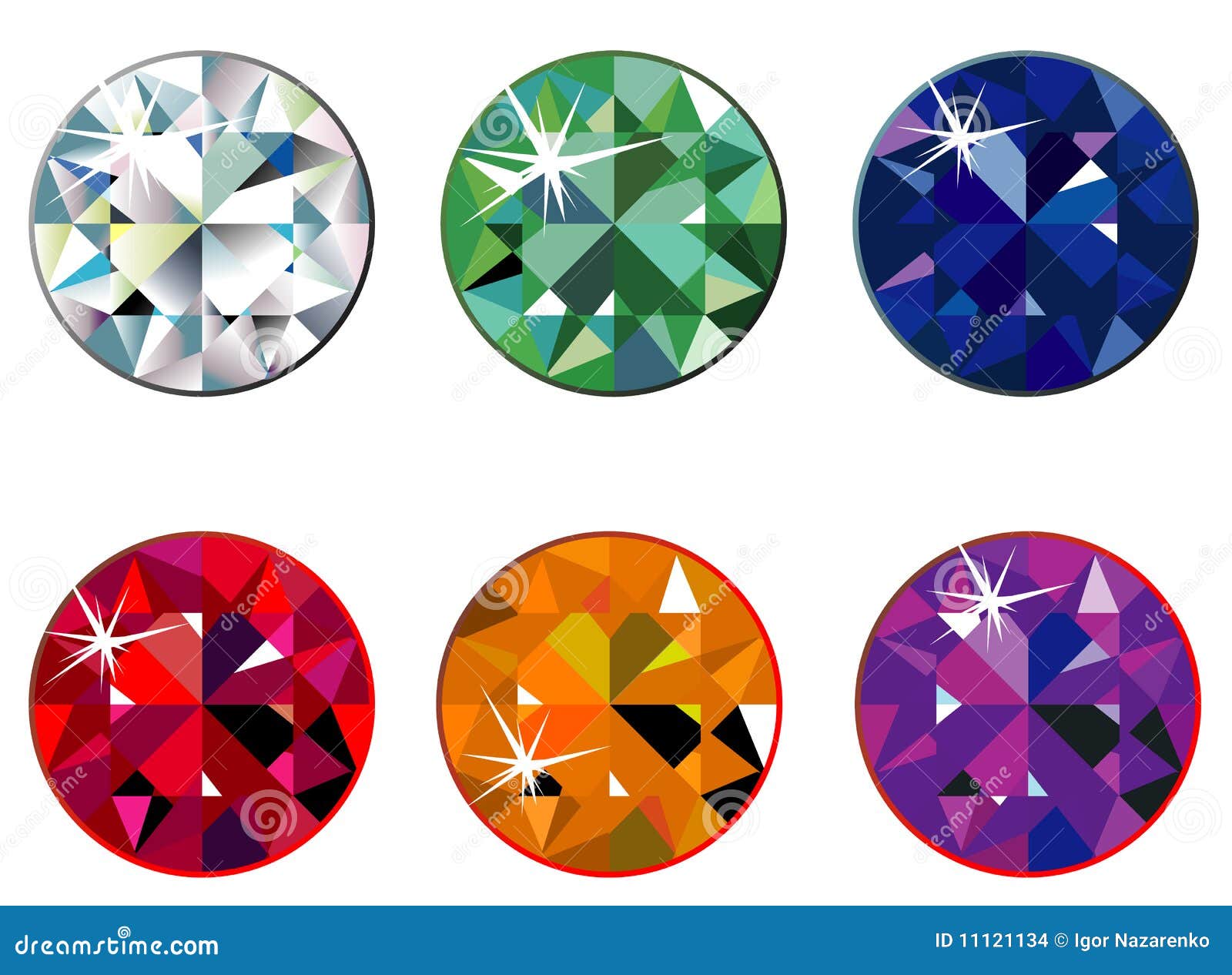 Round Stones Clipart